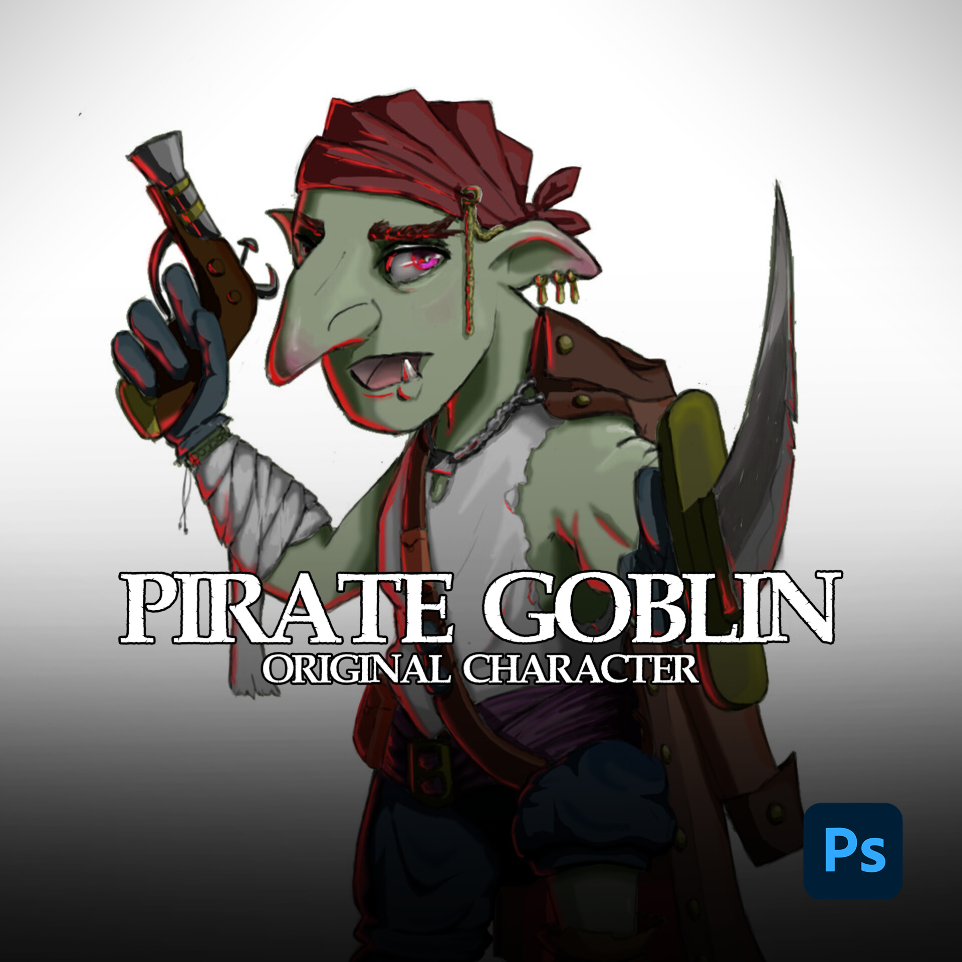 ArtStation - GOBLIN PIRATE OC