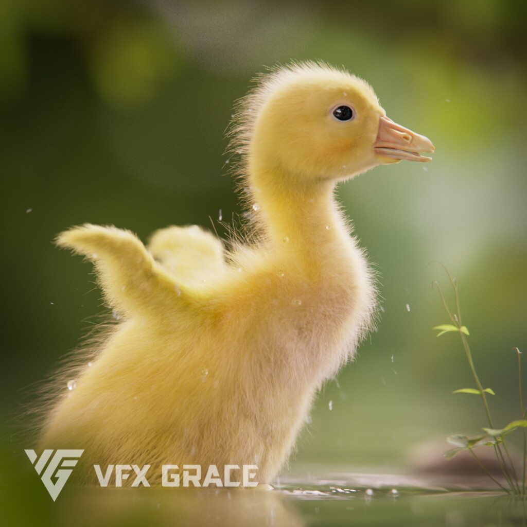 ArtStation - Little Goose Animated - MAYA Character Asset