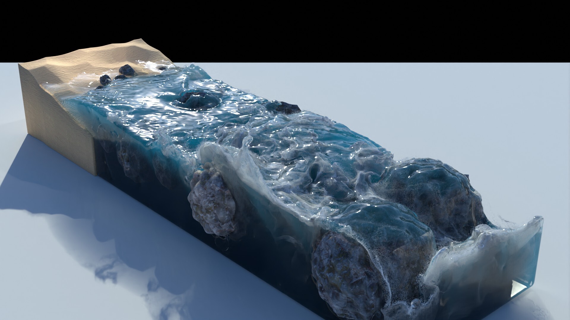 ArtStation - Sea Wave | Practice with Blender