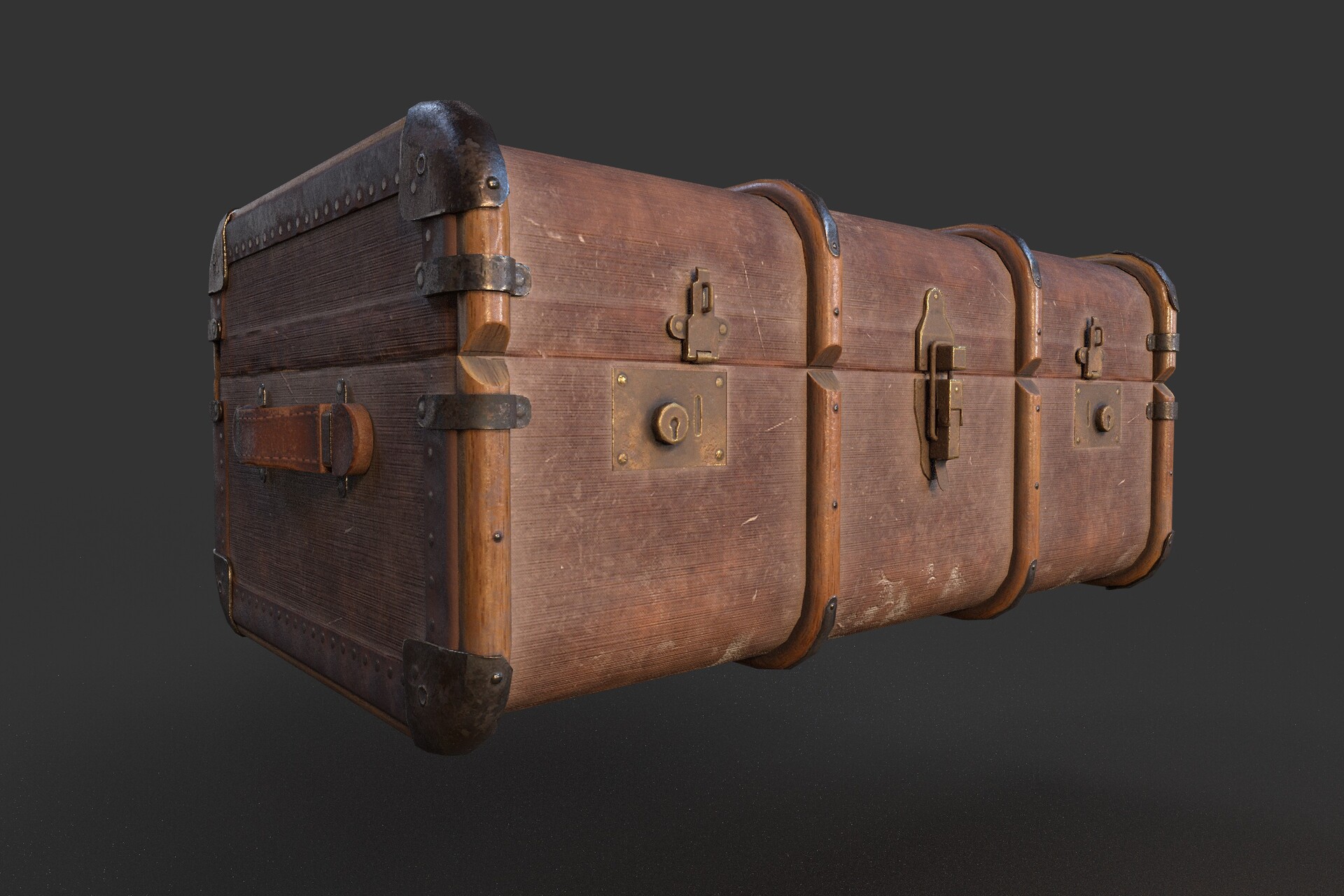 ArtStation - 3D retro suitcase | 3D practice