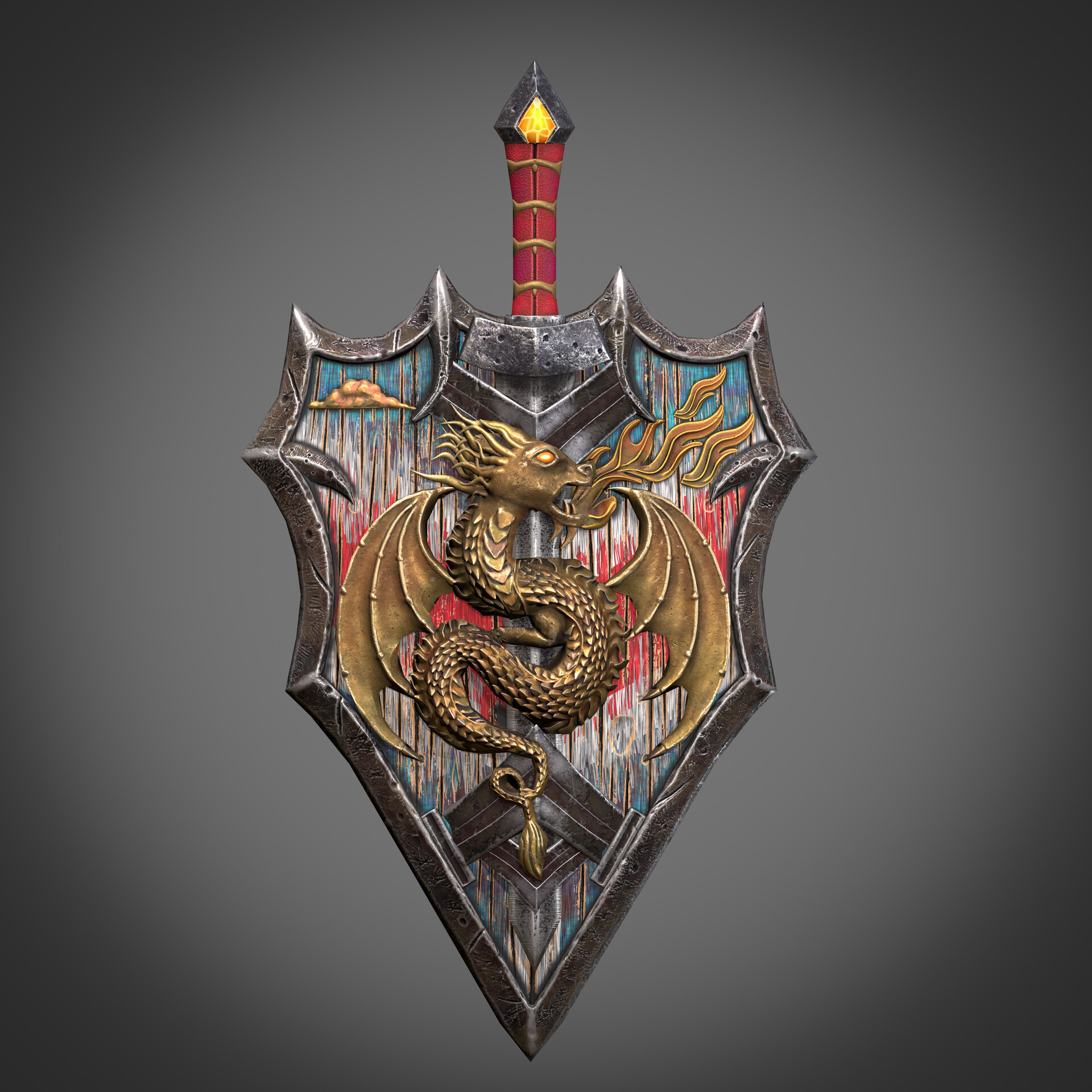 ArtStation - The Dragon Shield
