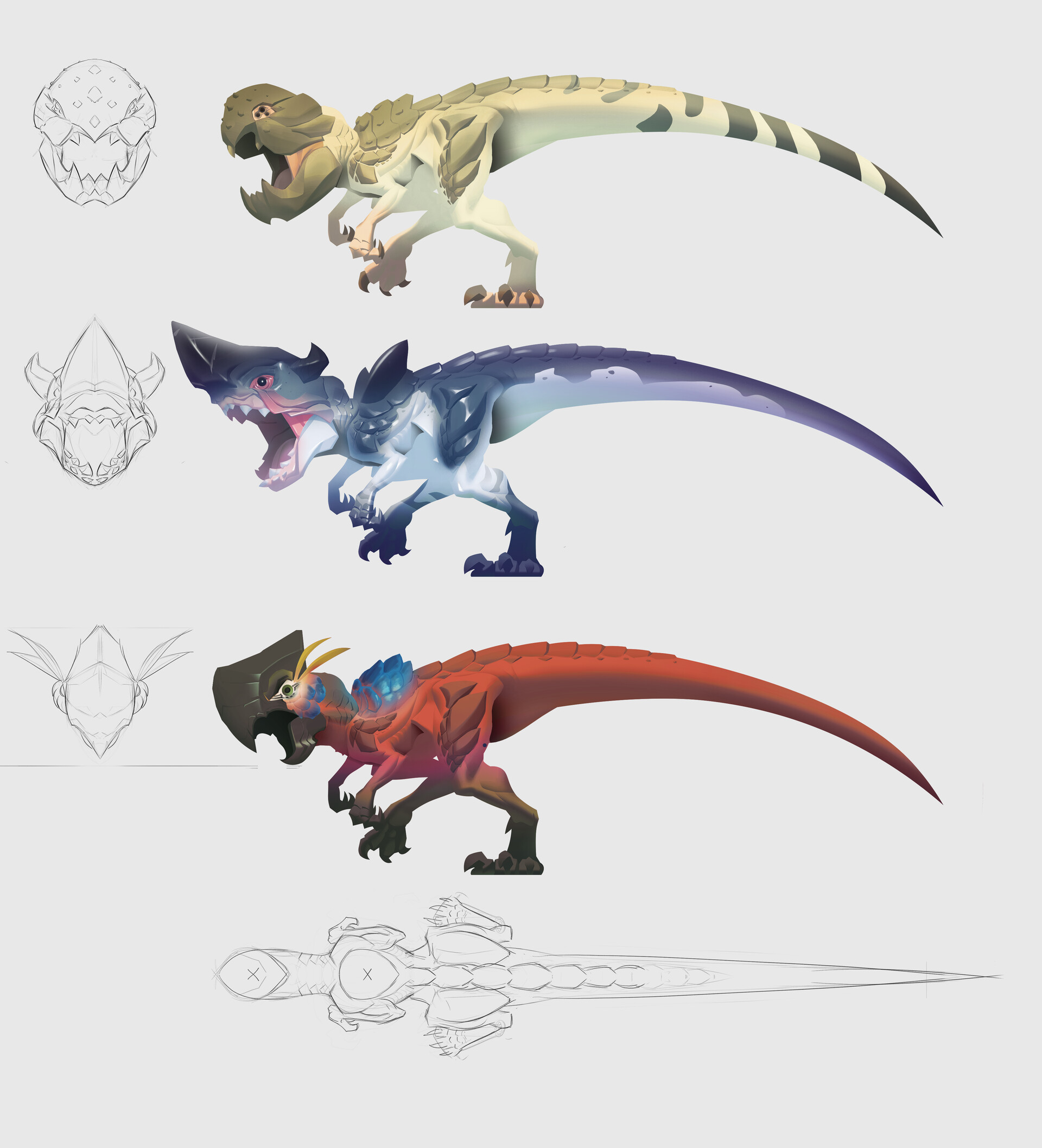 ArtStation - Dauntless Enemies