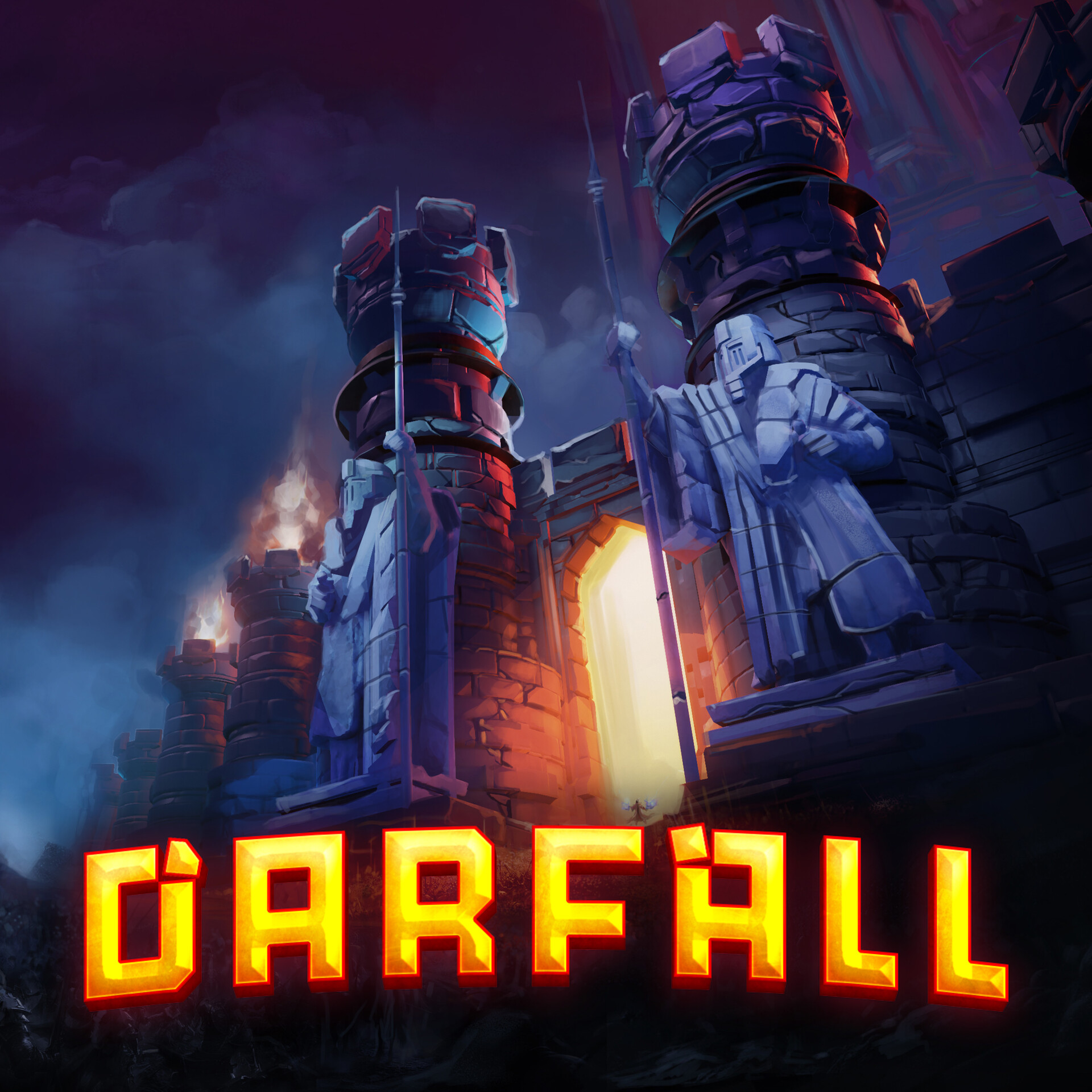 ArtStation - Darfall-Main Menu screen