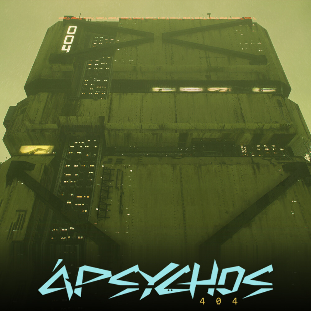 ArtStation - ÁPSYCHOS 404 - cyberpunk environment concept art