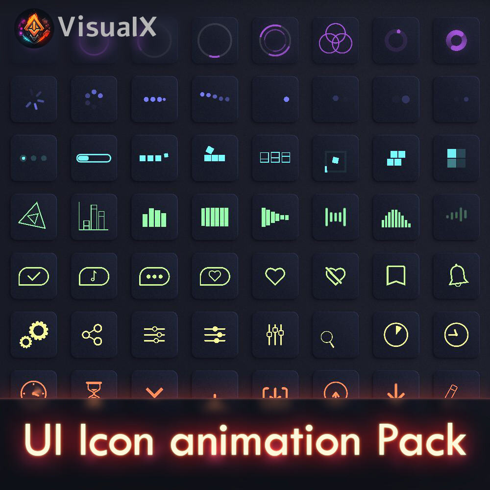 ArtStation - App UI Icon animation Pack: Volume 1