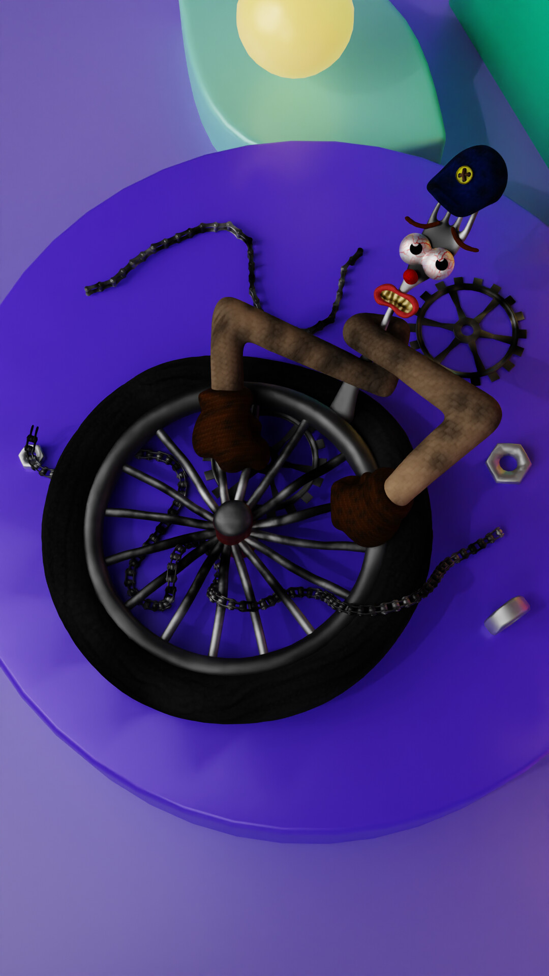 ArtStation - Rubber Fork Character