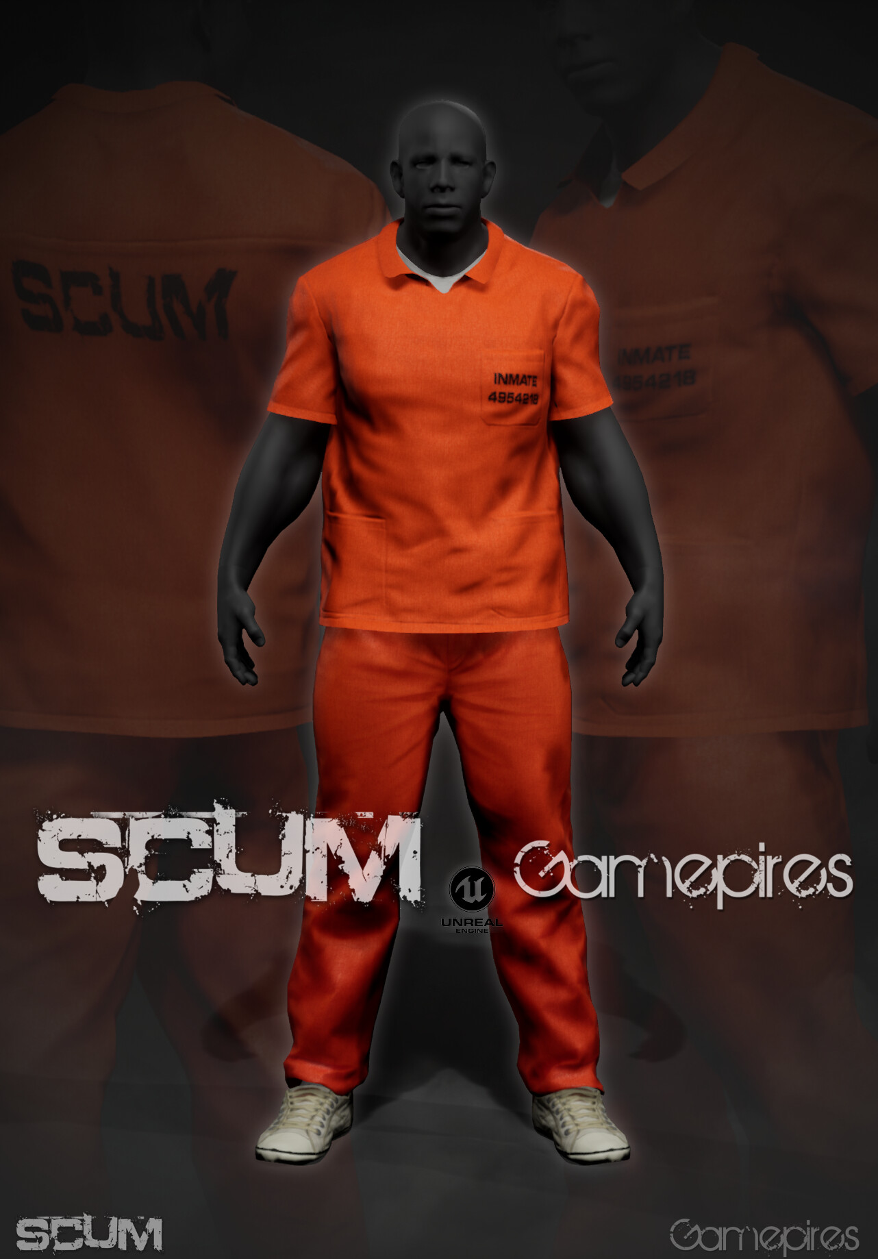 ArtStation - Inmate starter clothes