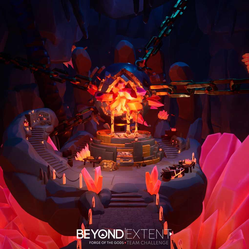 ArtStation - Forge Of The Gods | The God Heart