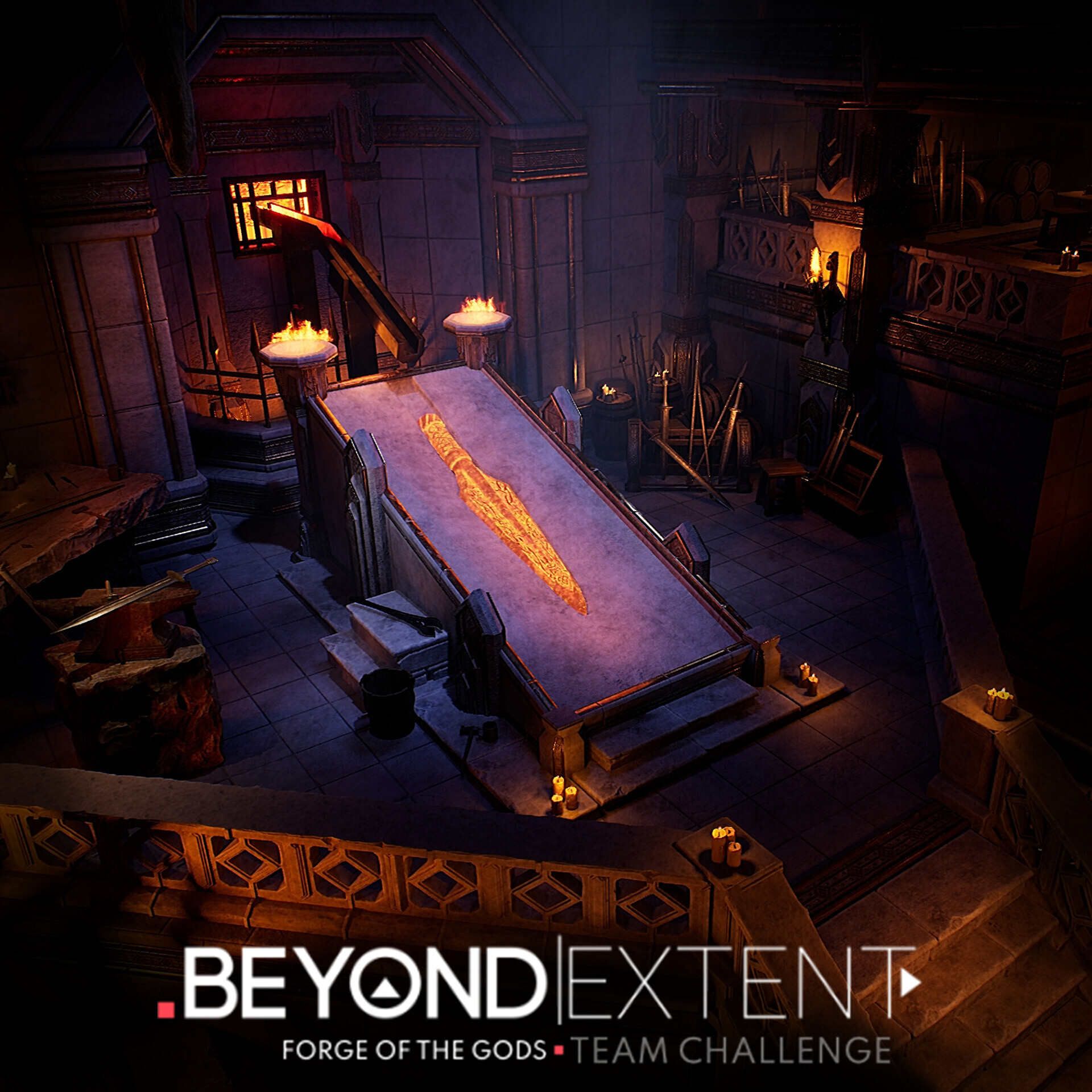 ArtStation - Dvalin's Forge - Beyond Extent Team Challenge