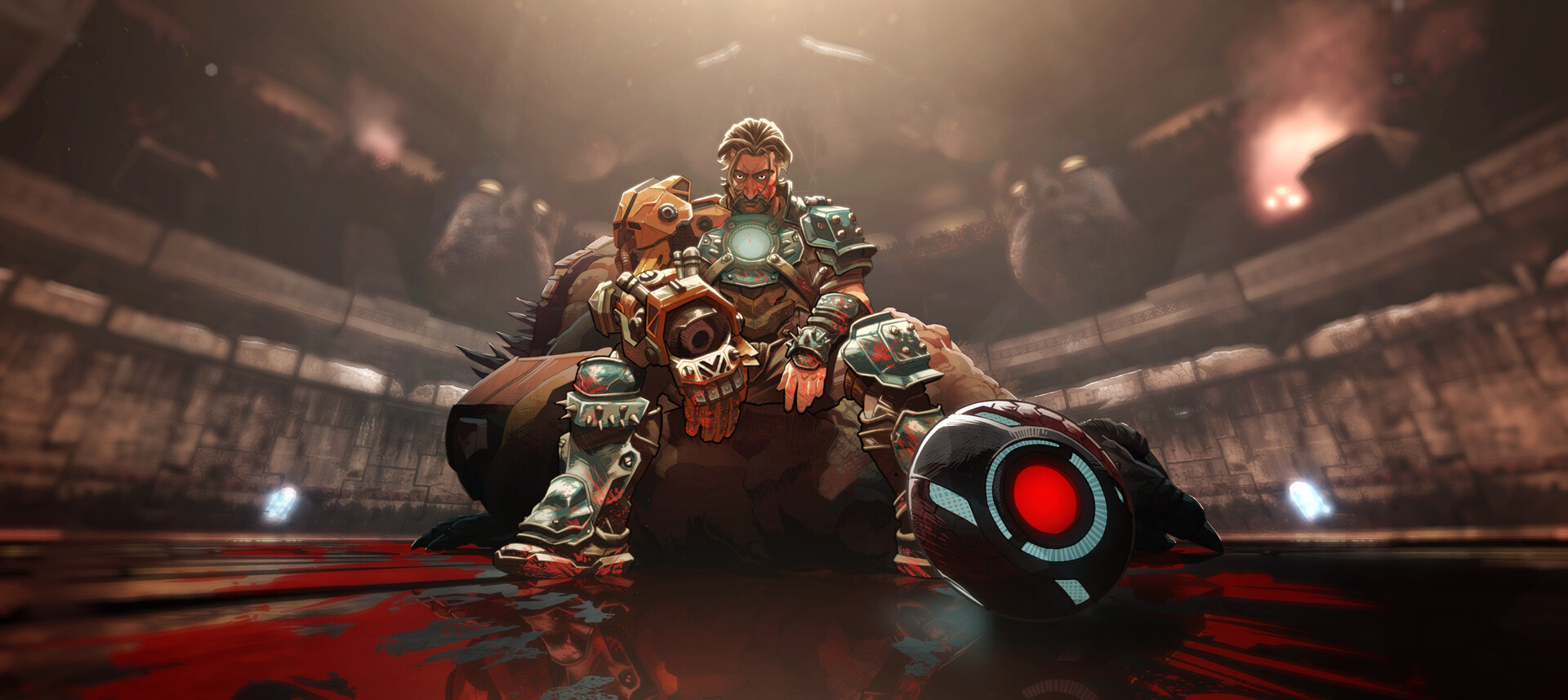 ArtStation - Judgeball start screen