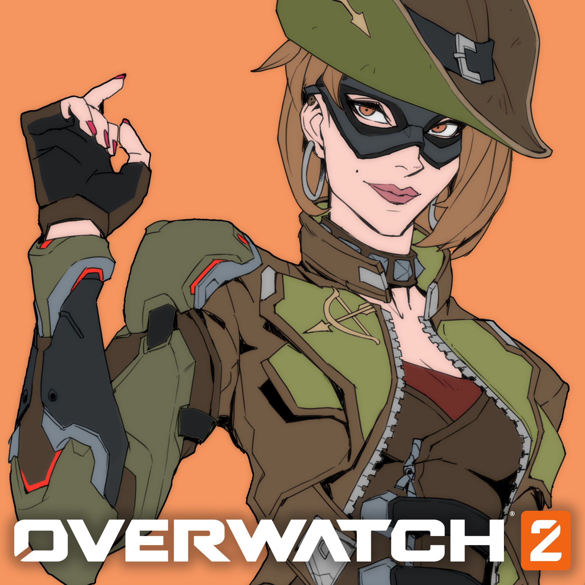 ArtStation - MERRY OUTLAW - ASHE / OVERWATCH 2