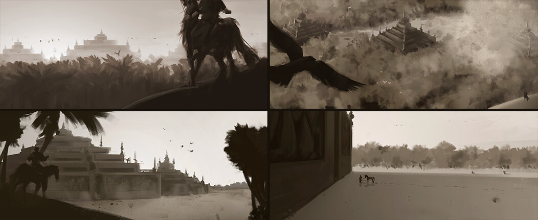 ArtStation - Small Detour - Background concept art