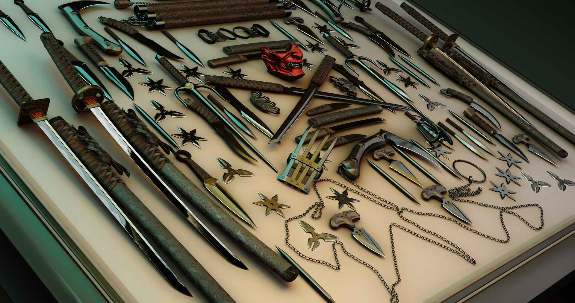 ArtStation - SHINOBI WEAPONS