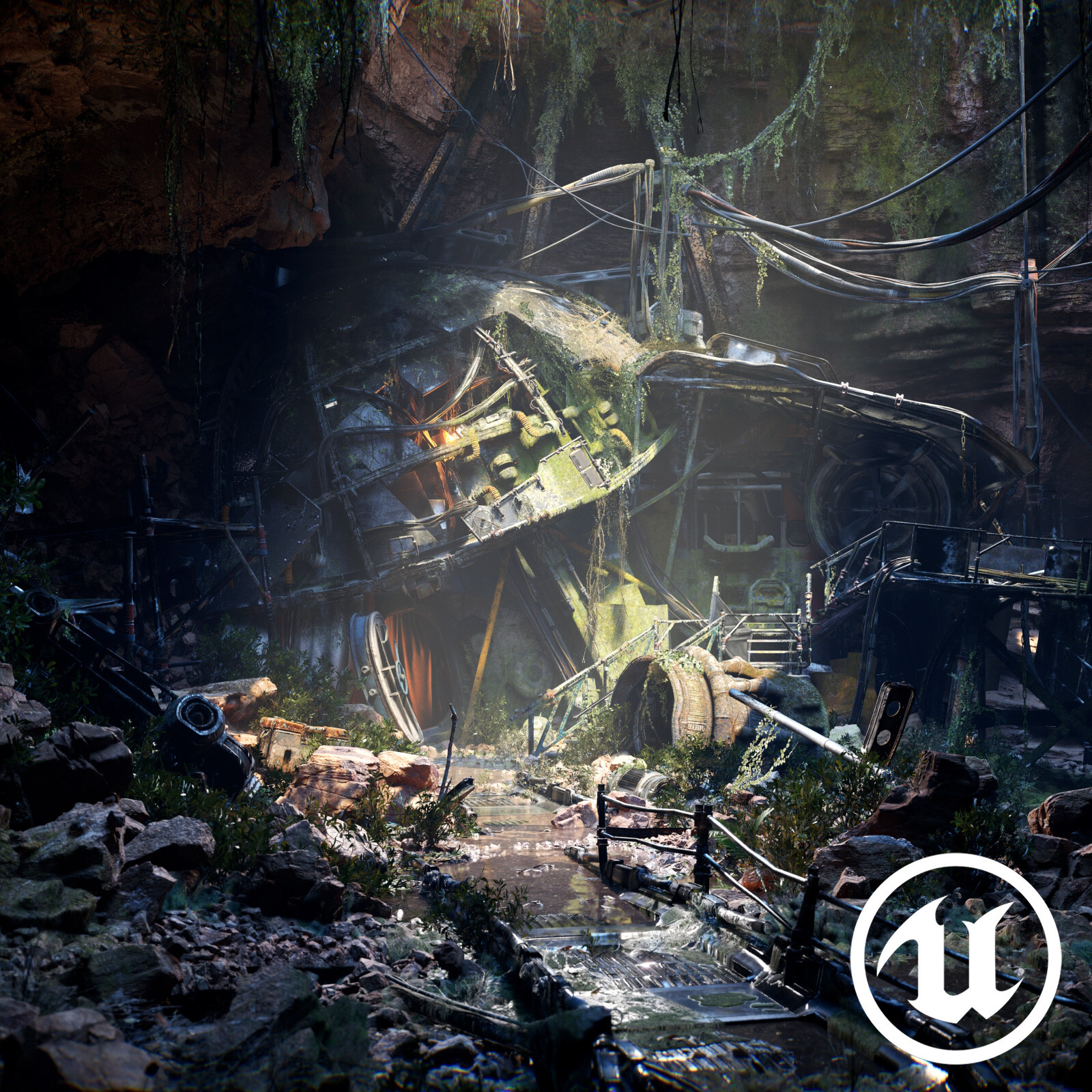 ArtStation - Underground Cave Relight