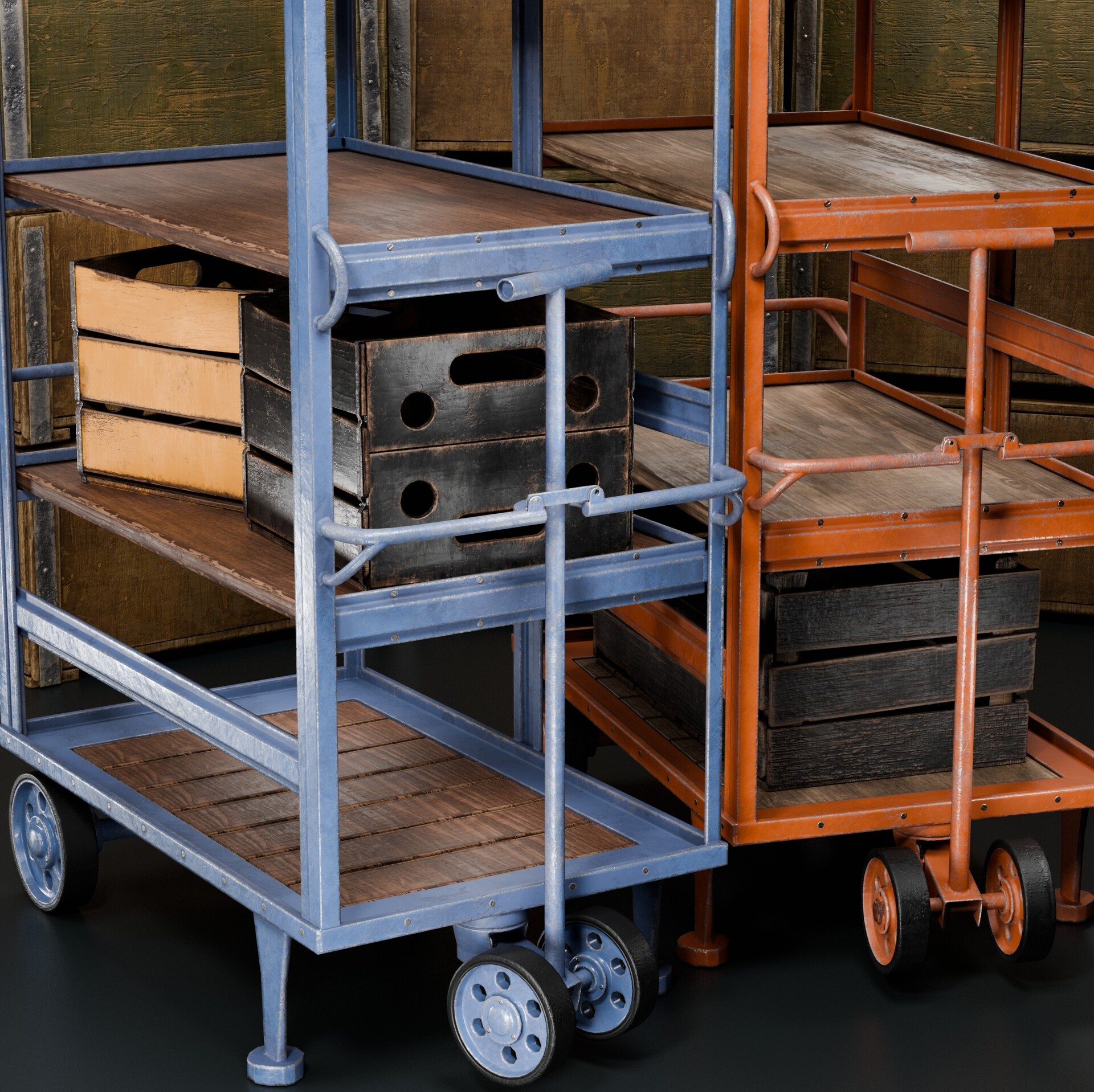 ArtStation - Warehouse Props (Storage Units)