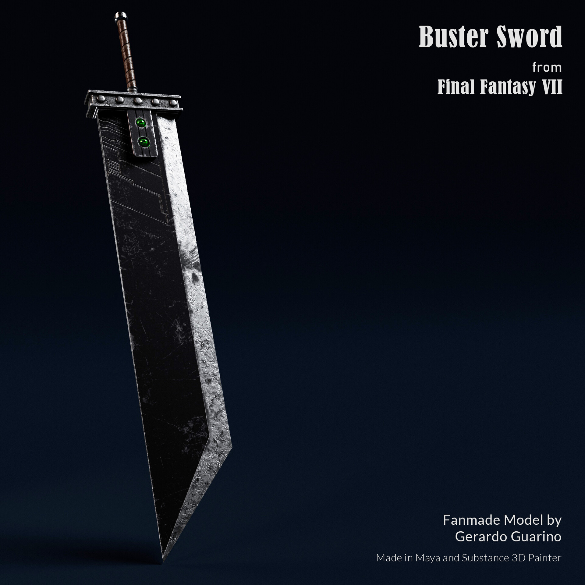 ArtStation - Buster Sword from Final Fantasy VII