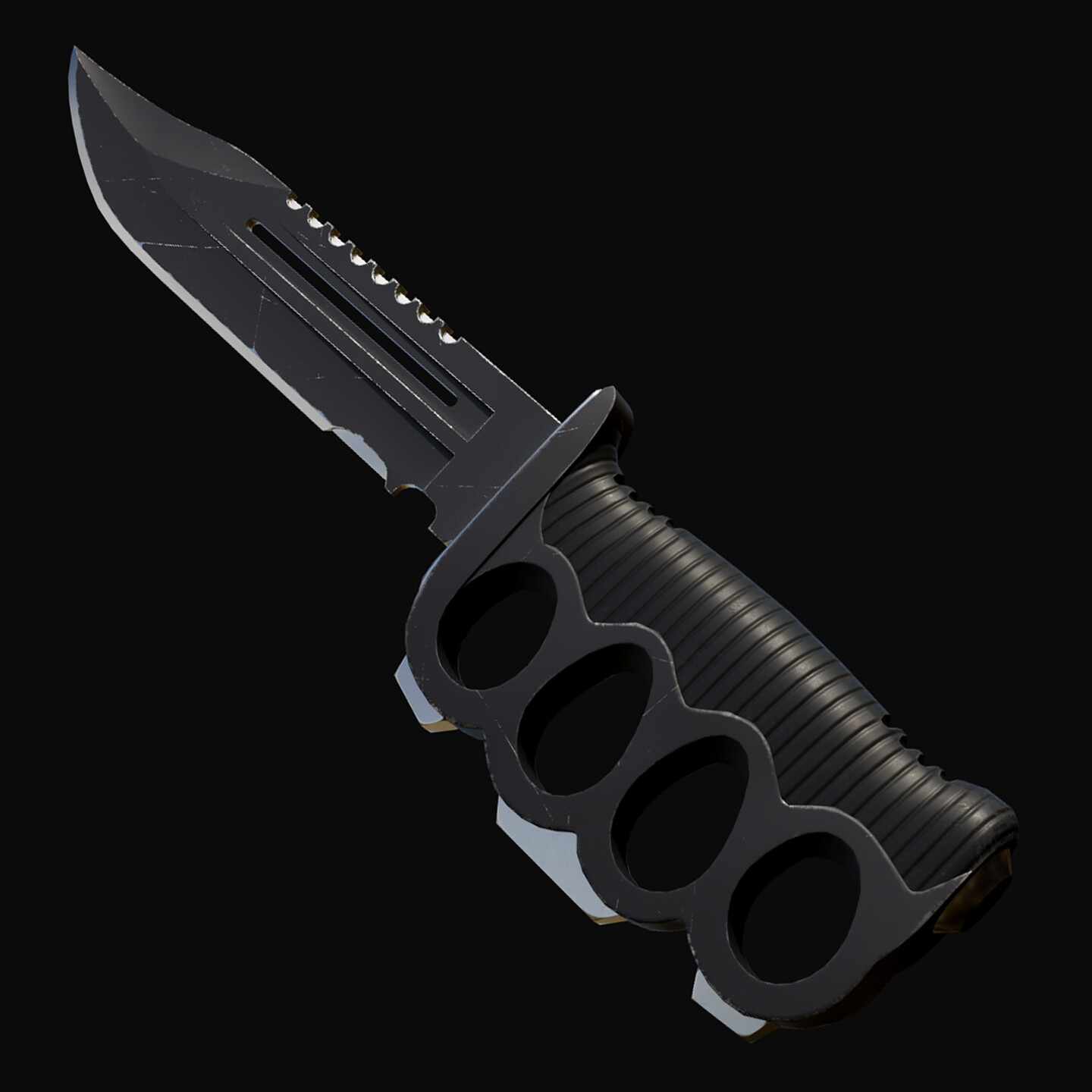 ArtStation - Zombie Apocalypse Weapon - Knuckle Knife