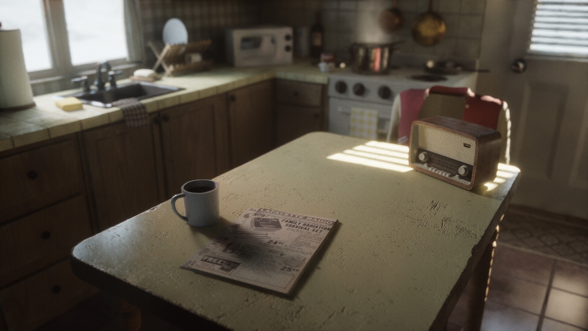 ArtStation - 70s Kitchen