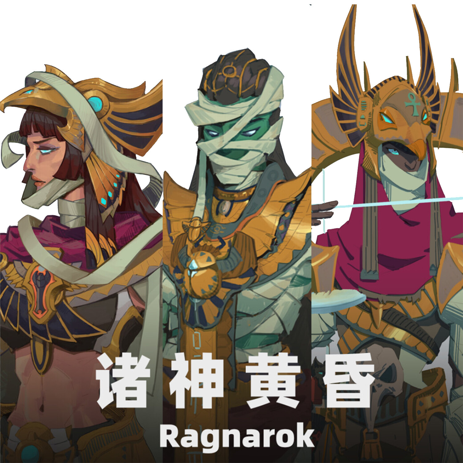 ArtStation - Ragnarok - Agents of the Egyptian Gods