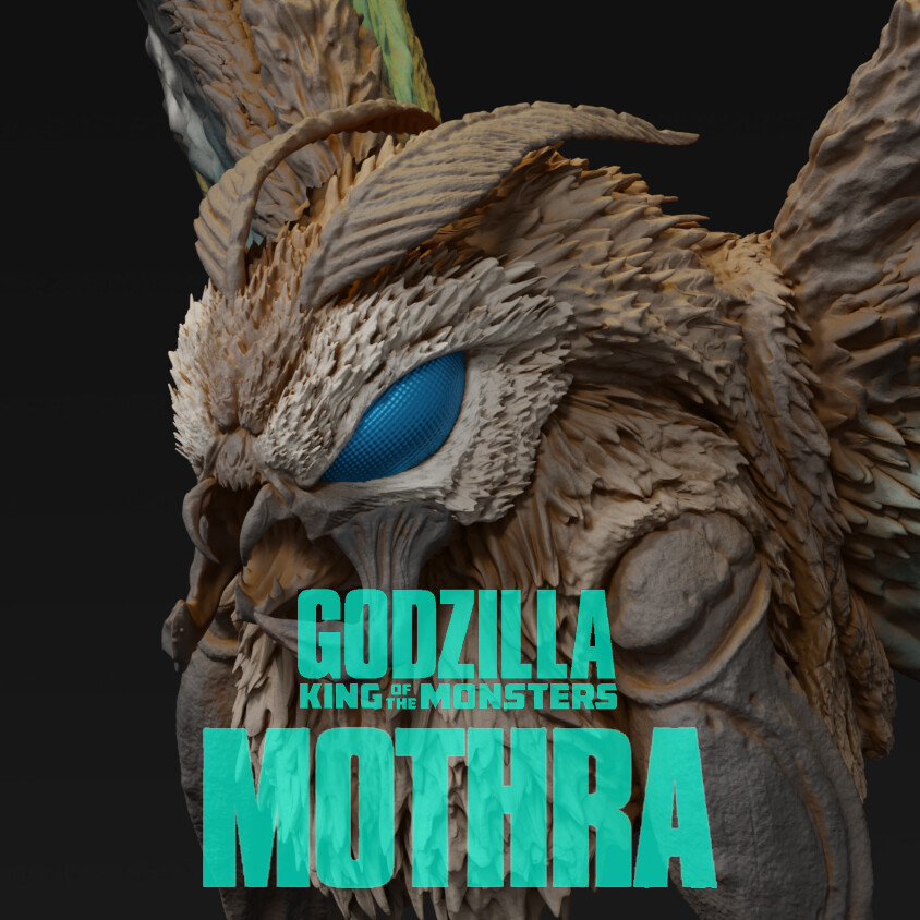 ArtStation - Mothra King of Monsters Bust