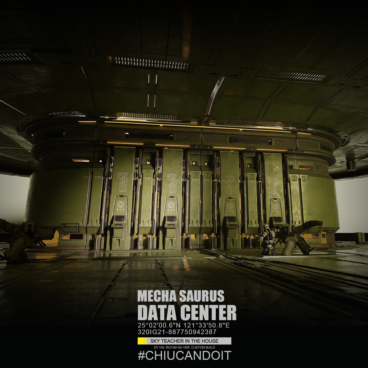 ArtStation - DatA Center / Mecha Saurus