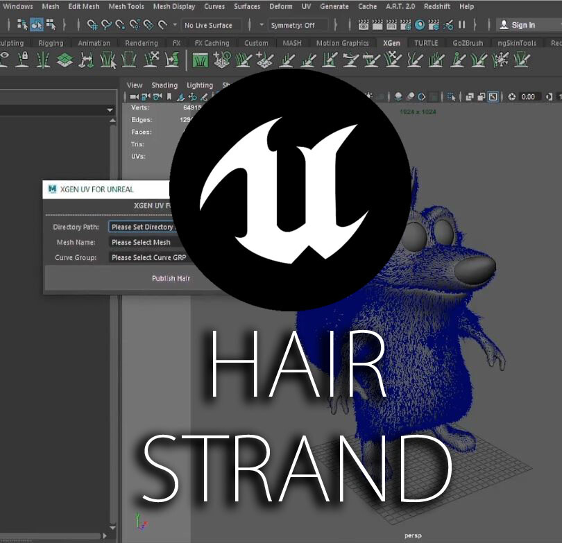 ArtStation - Unreal Hair Strands
