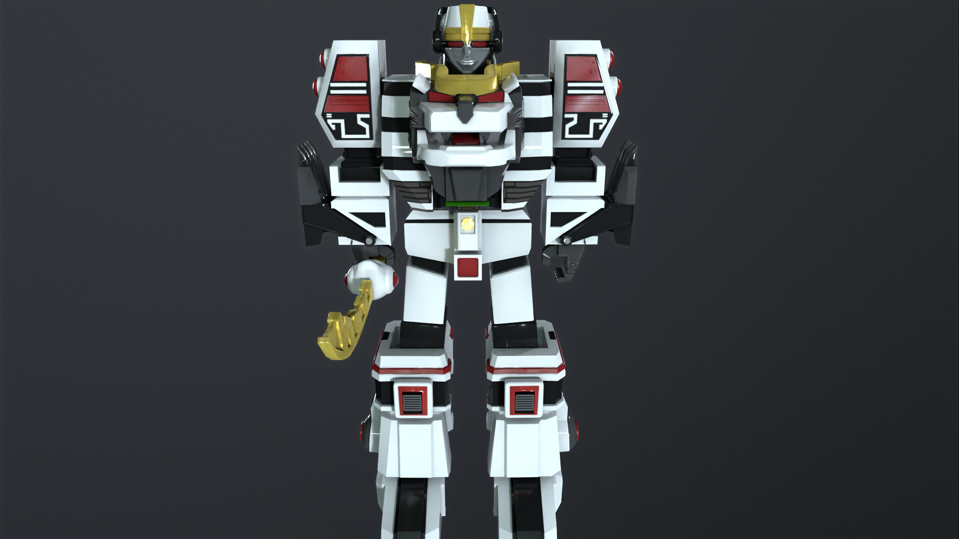 ArtStation - Power Rangers Tigerzord