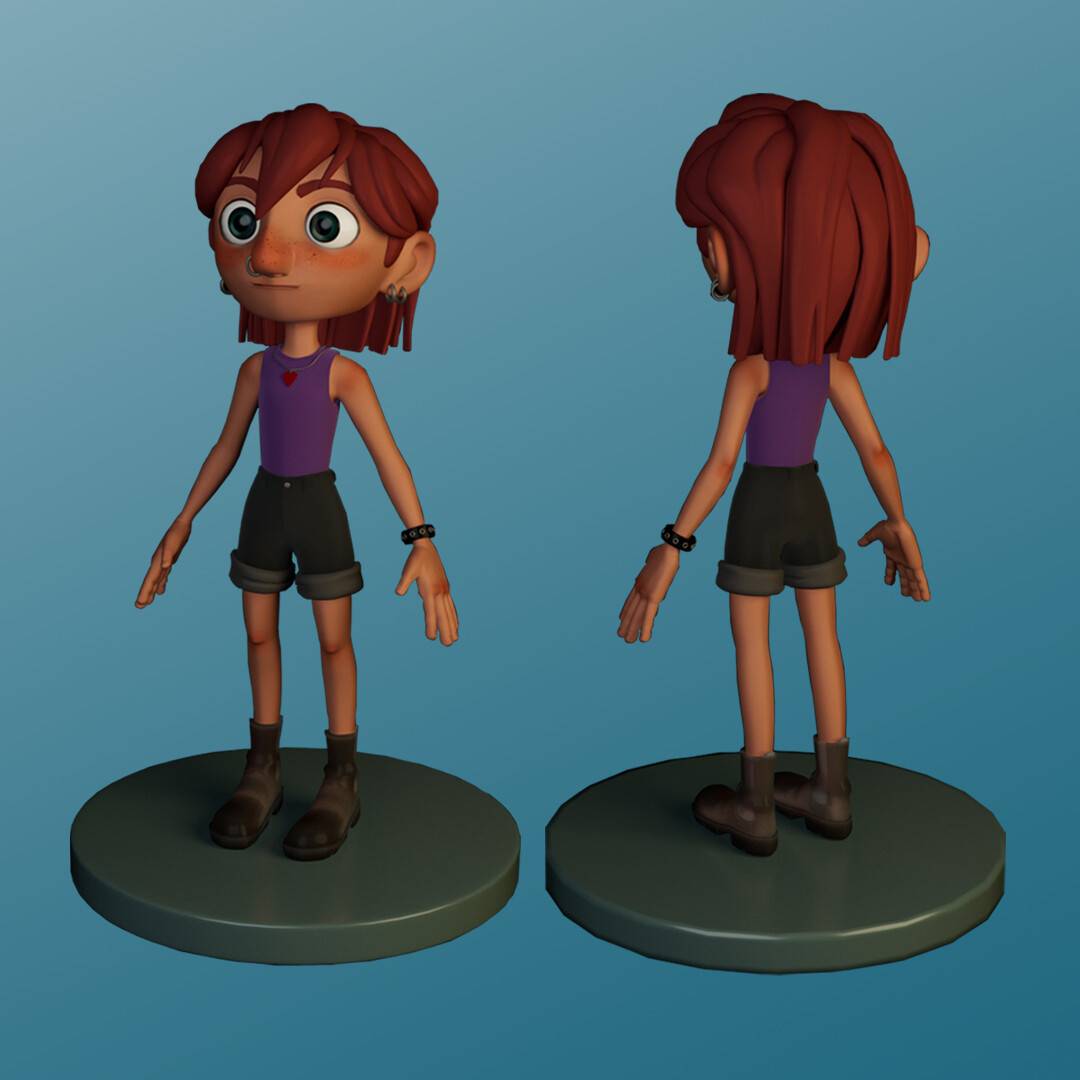 ArtStation - Luca Inspired Character Model