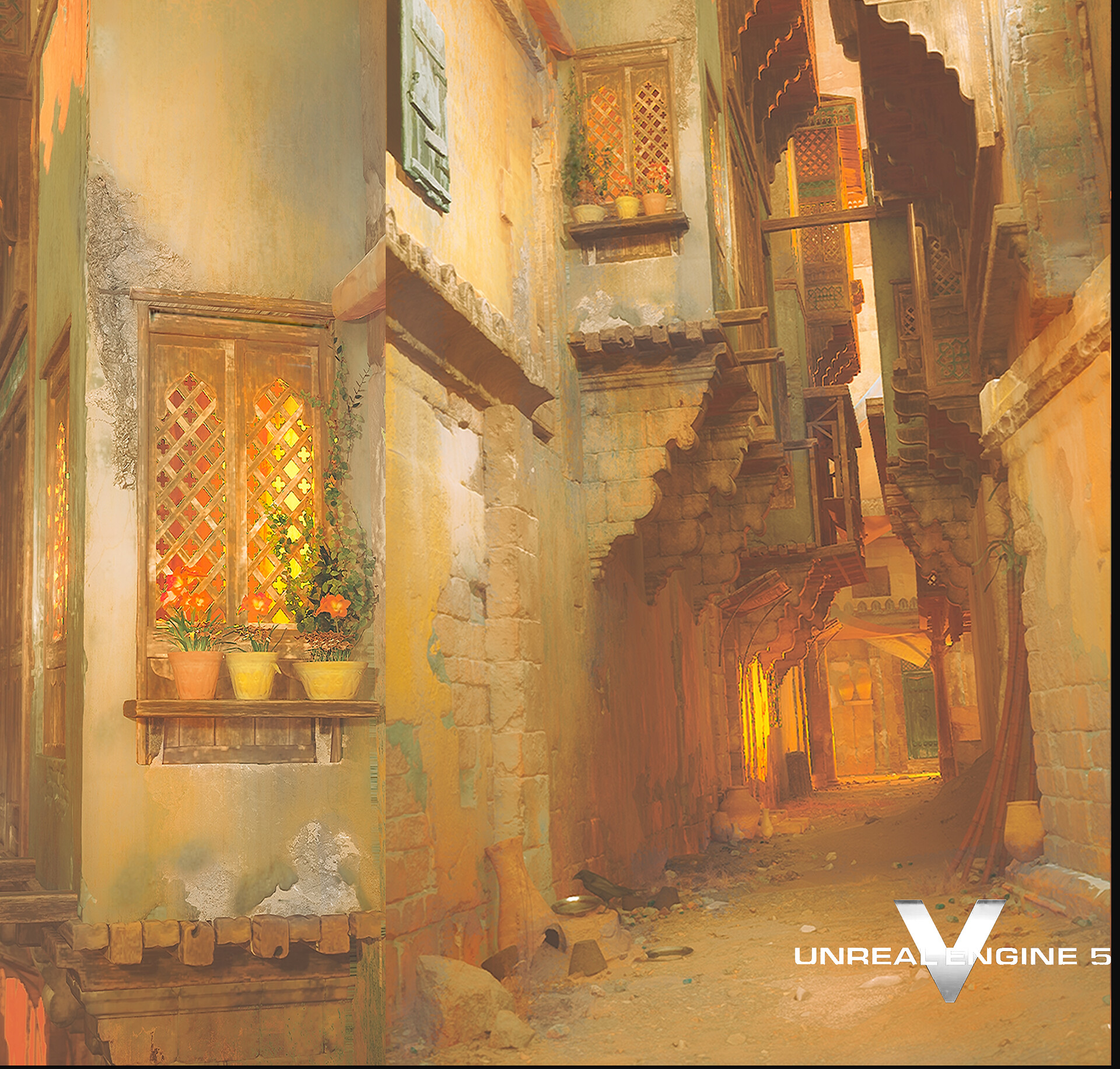 ArtStation - Broken_Colors_Unreal Scene