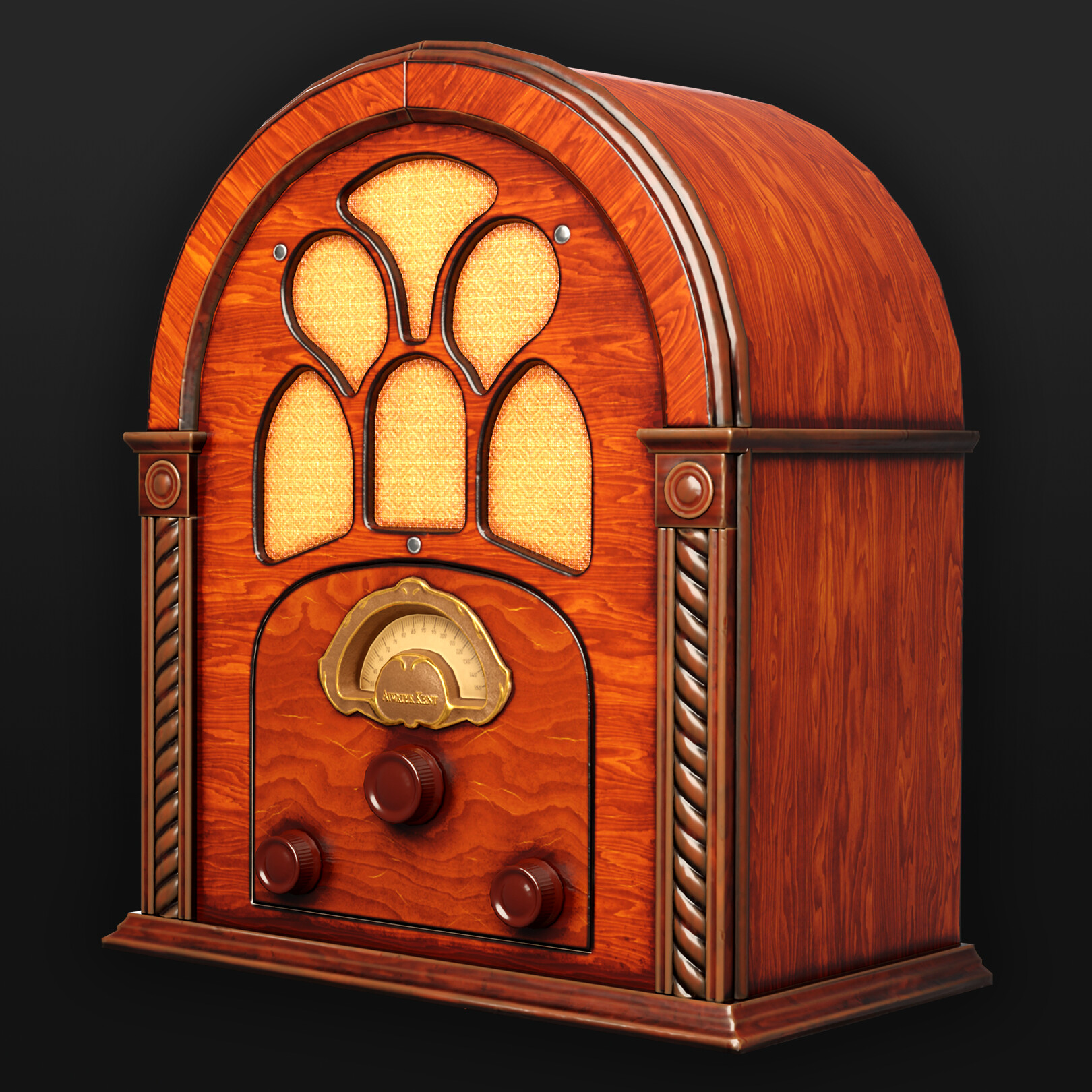 ArtStation - 3D Atwater Kent Radio