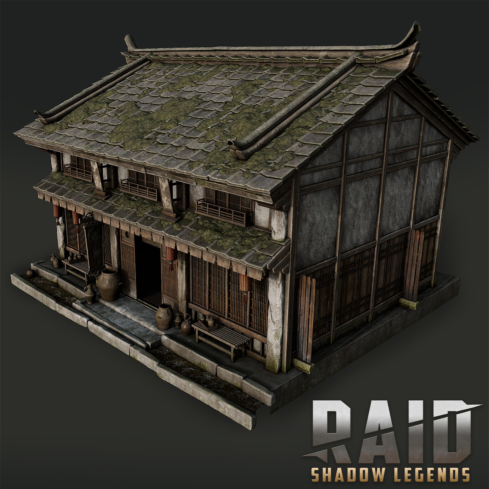 ArtStation - Japanese Building - Raid Shadow Legends