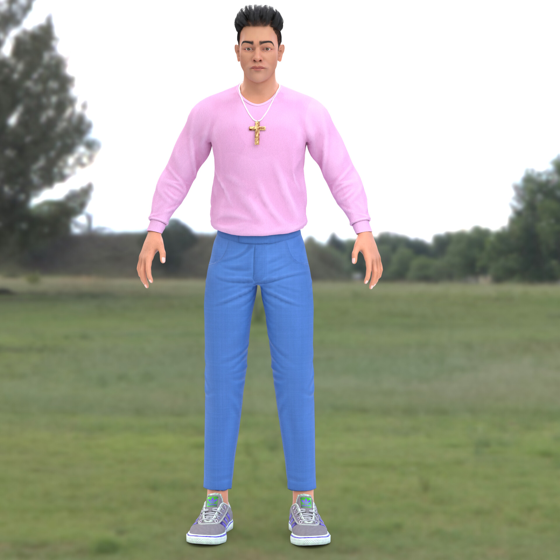 ArtStation - Realistic Gaming 3D Character