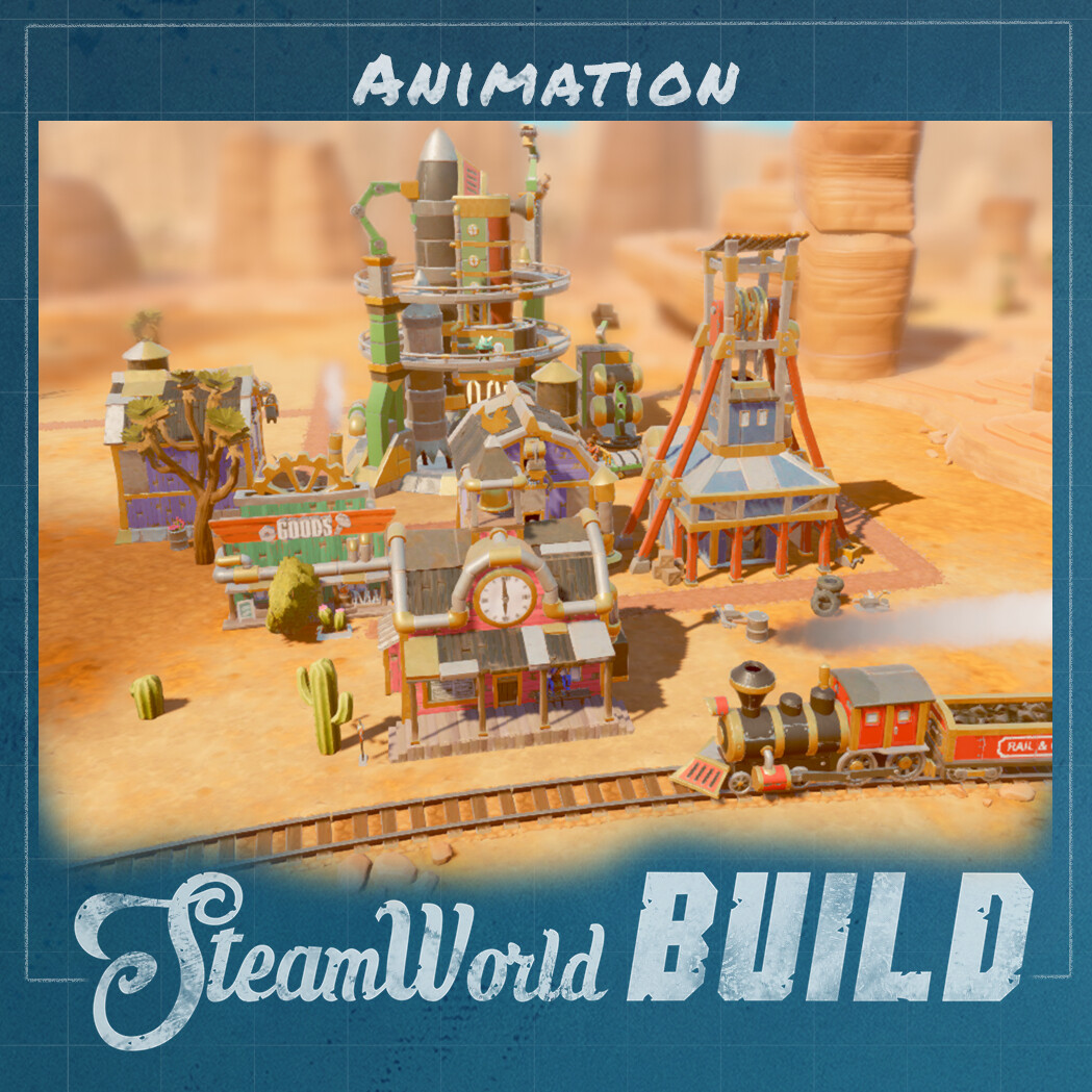 ArtStation - SteamWorld Build - Starter buildings