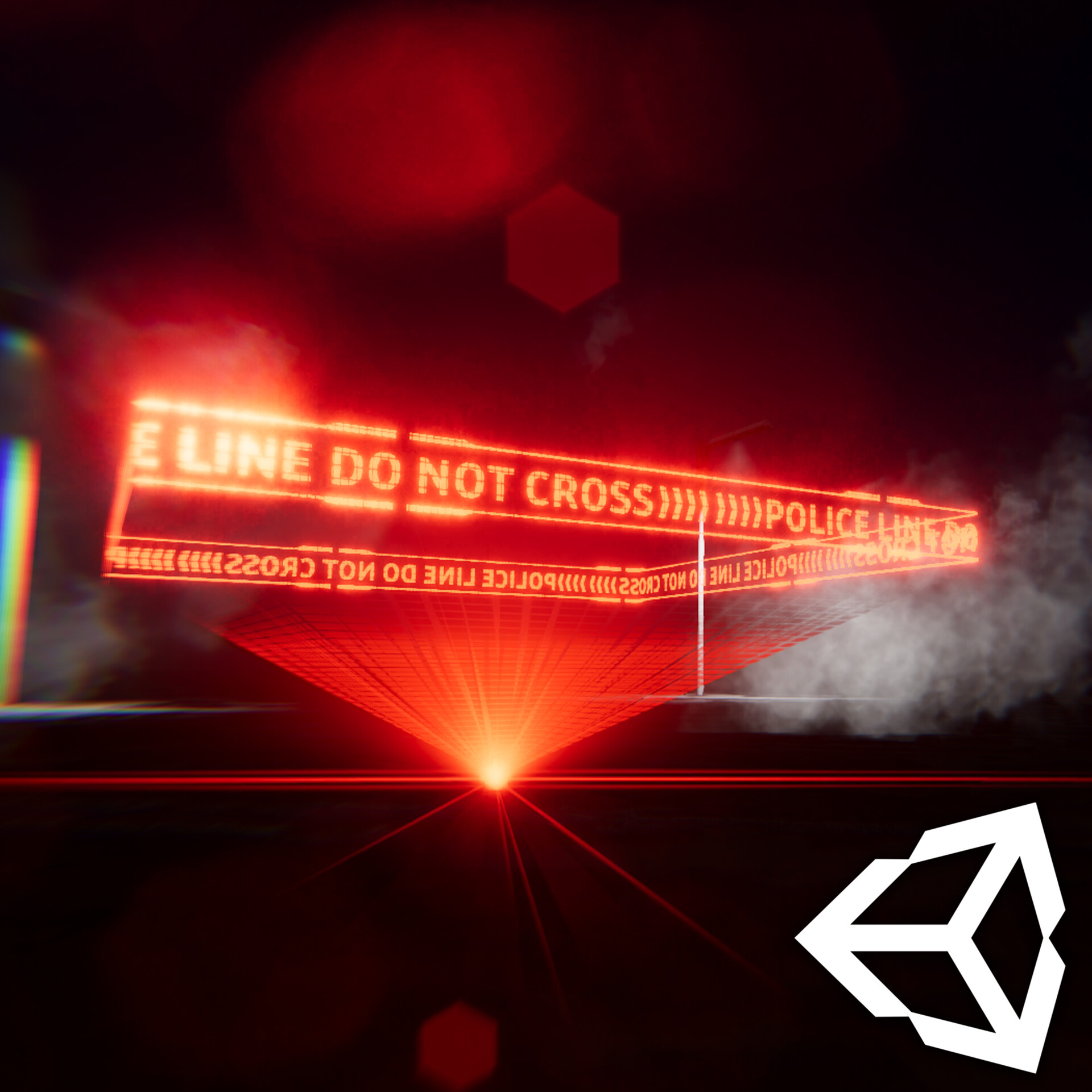 ArtStation - Cyberpunk Warning Sign