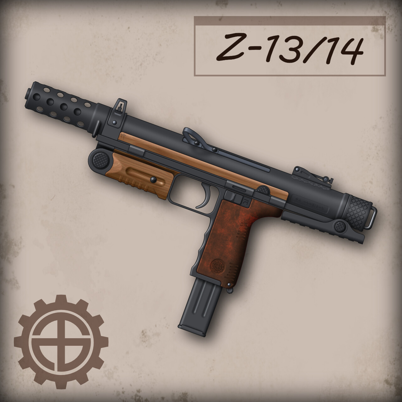 ArtStation - Z-13/14 Submachine Gun
