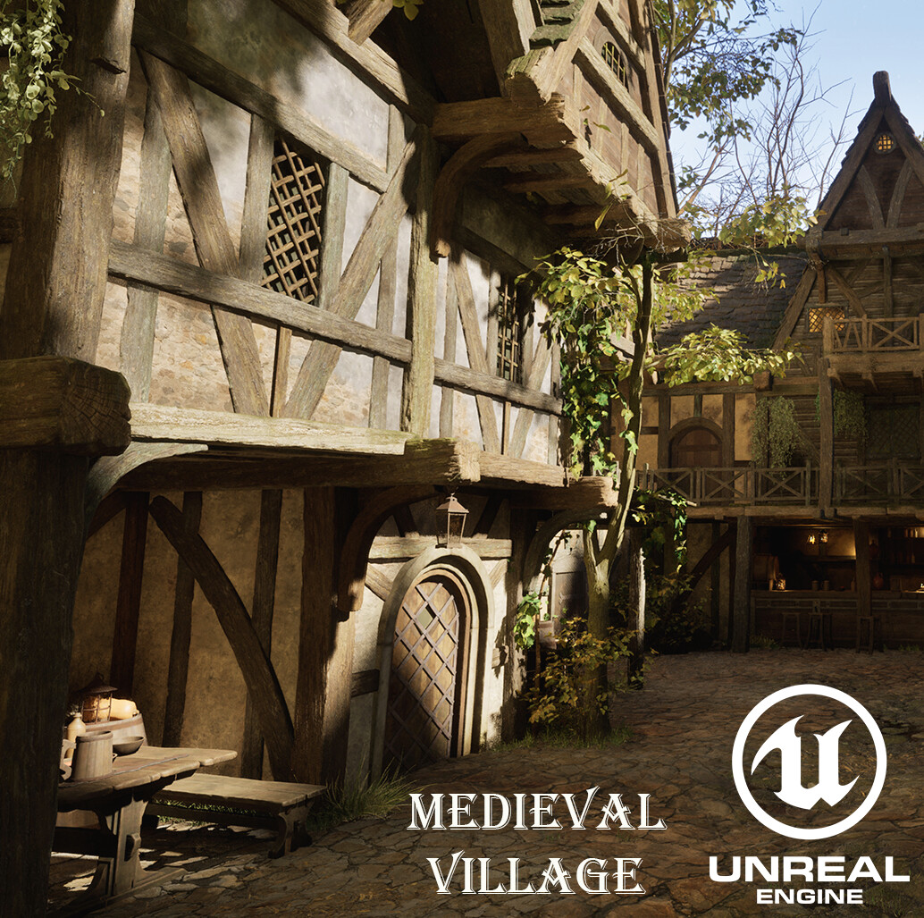 ArtStation - Medieval Village Modular