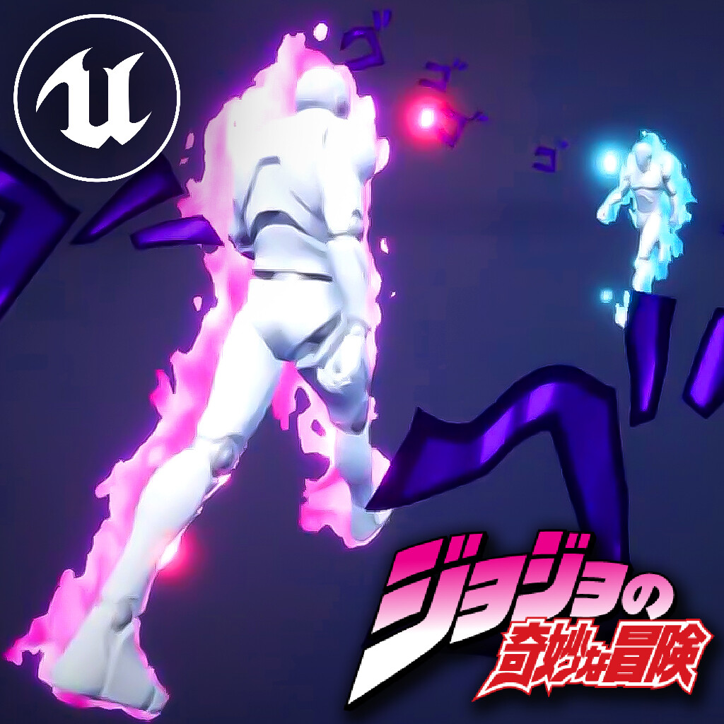 ArtStation - Unreal Engine VFX Aura Study - Jojo's Bizarre Adventure