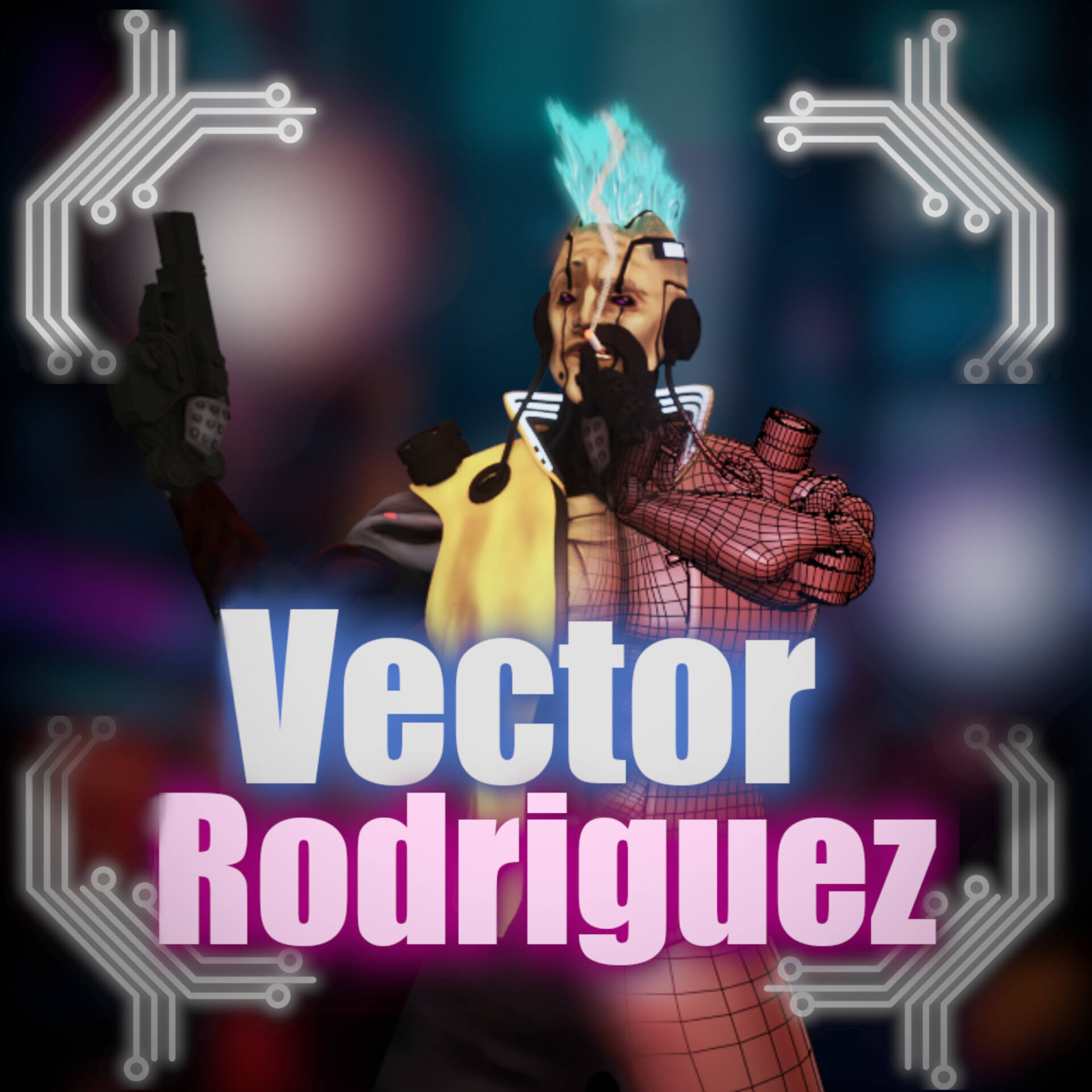 ArtStation - Vector Rodriguez(Stylized Model in Blender)