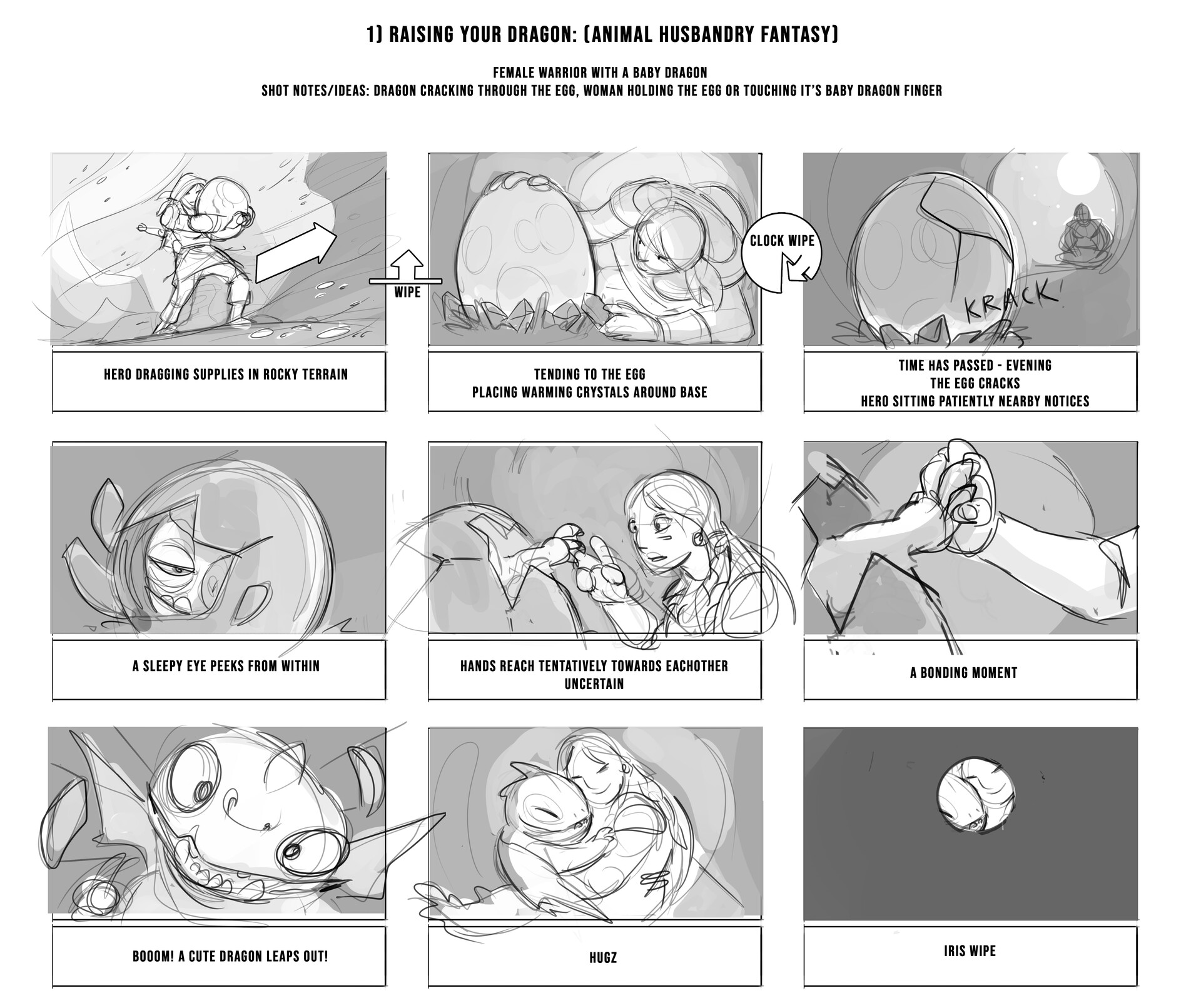 ArtStation - War Dragons/Horizon - Storyboards