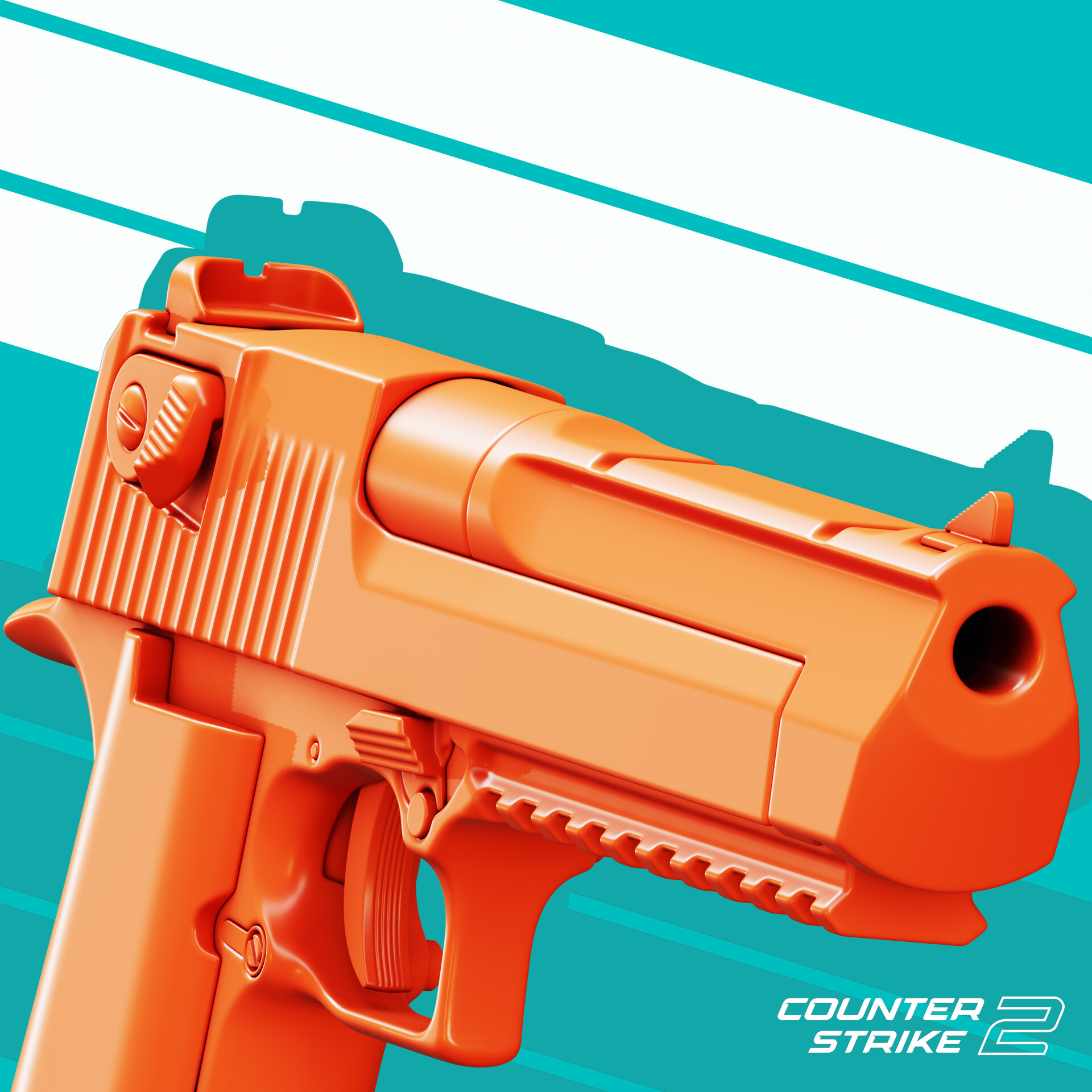 ArtStation - Counter-Strike 2 Desert Eagle High Poly