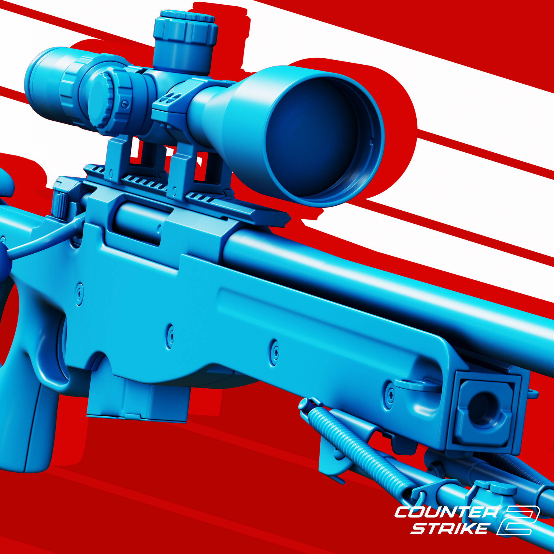 ArtStation - Counter-Strike 2 AWP High Poly