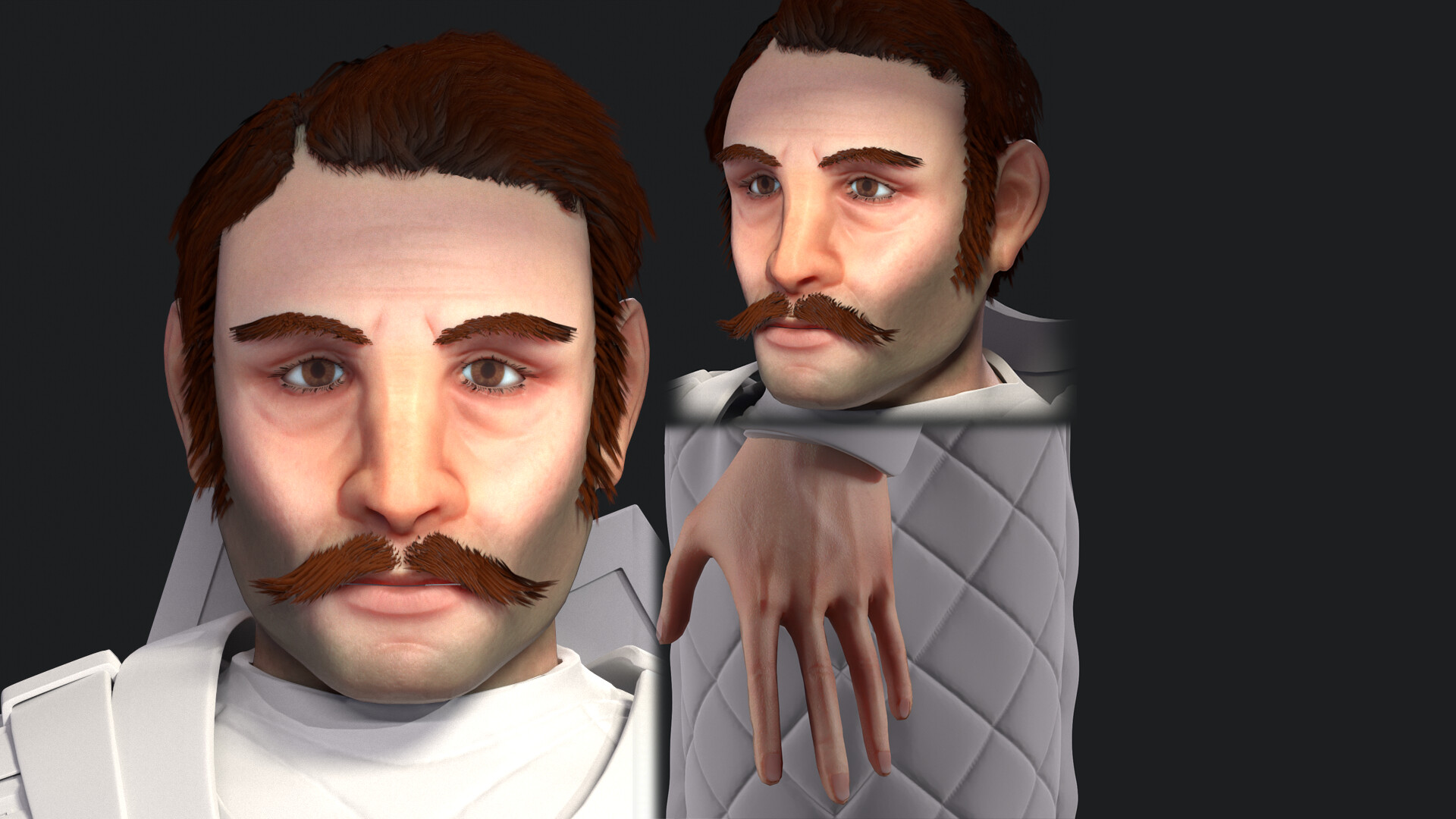 ArtStation - Realistic Bust Practice