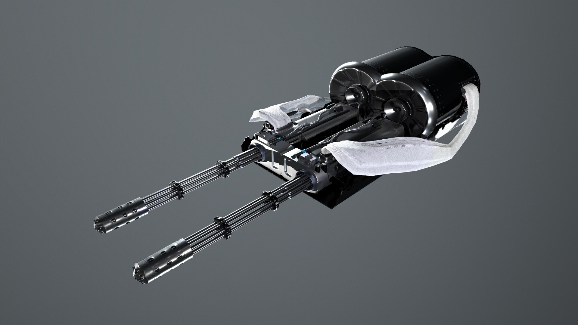 ArtStation - Minigun Prototype