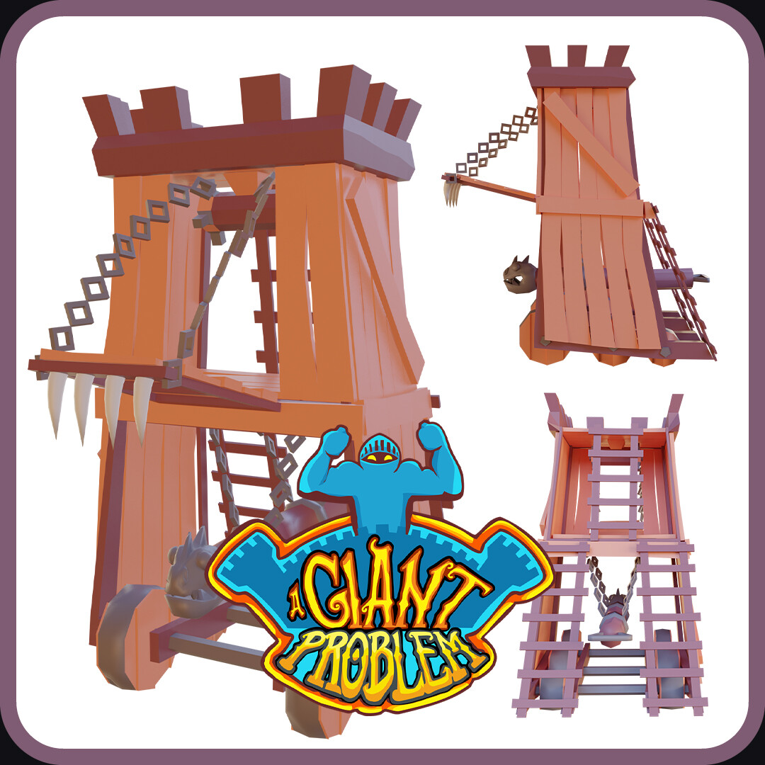 ArtStation - Siege Tower Asset - A Giant Problem