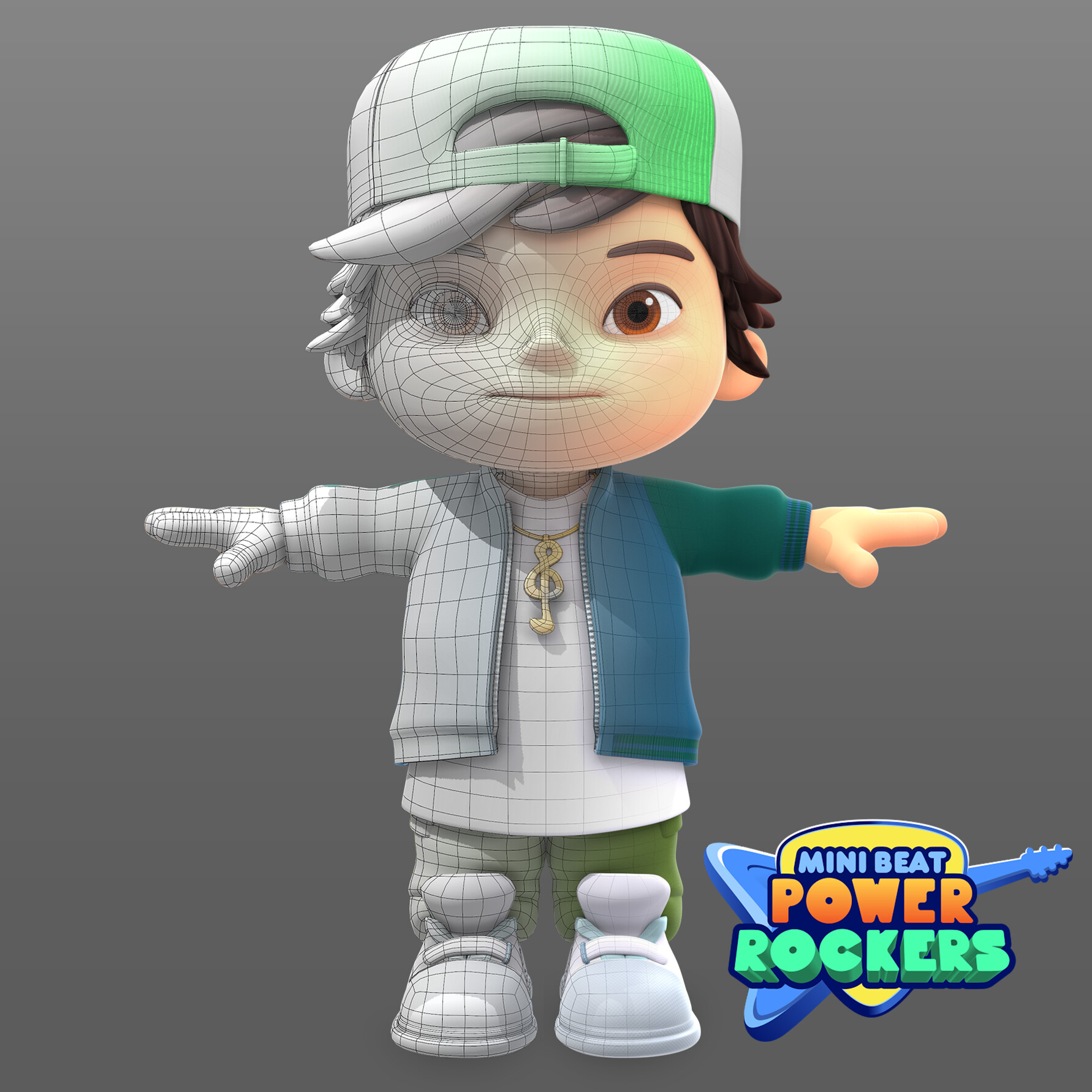 ArtStation - MINI BEAT POWER ROCKERS - Characters