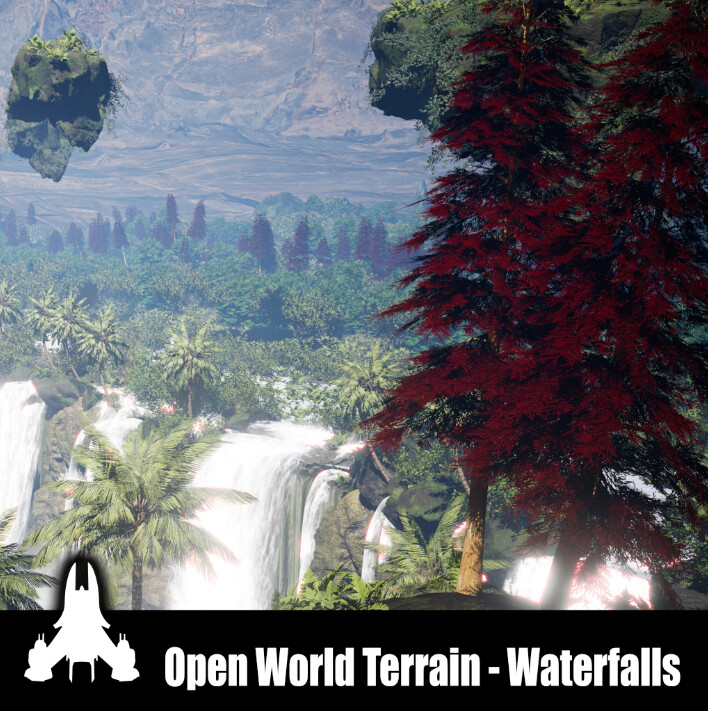 ArtStation - Open World Terrain - Waterfalls