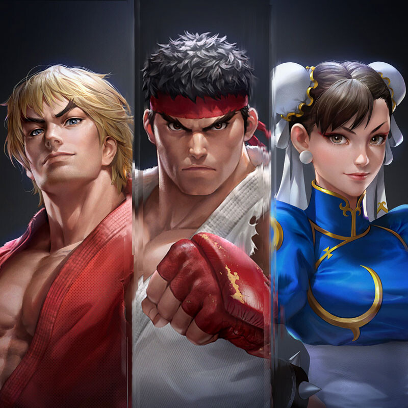 ArtStation - Ryu, Ken & ChunLi