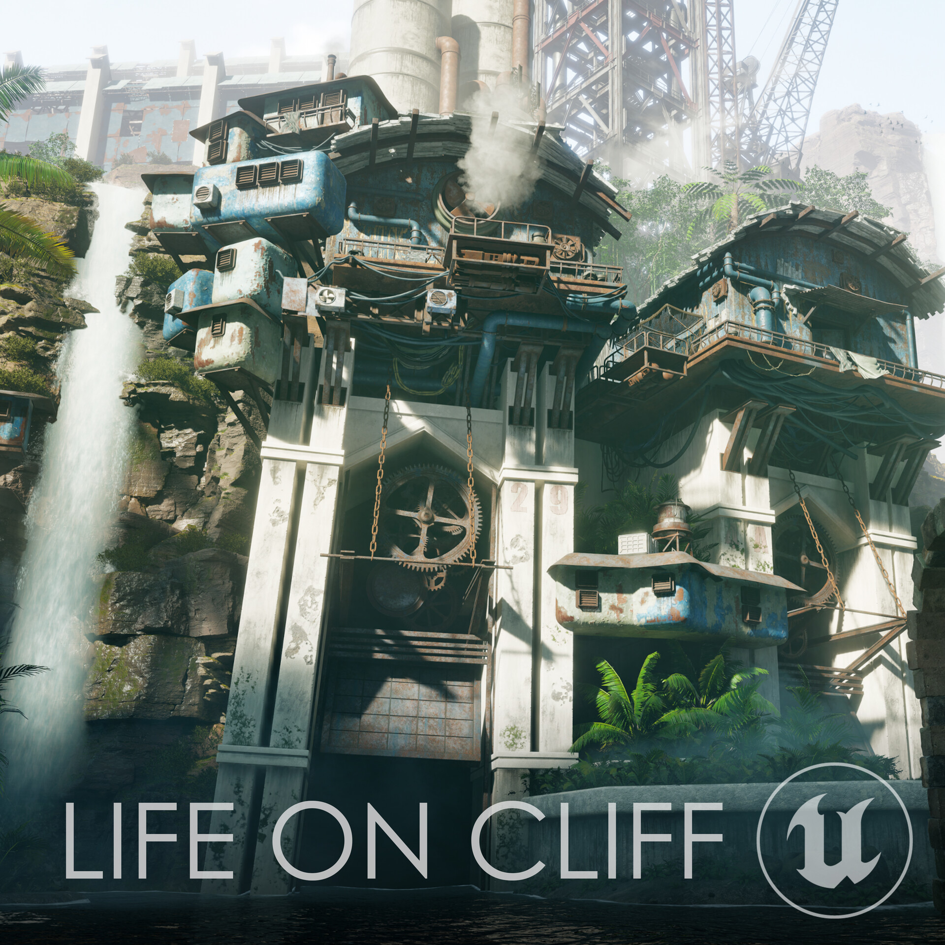 ArtStation - Life on Cliff