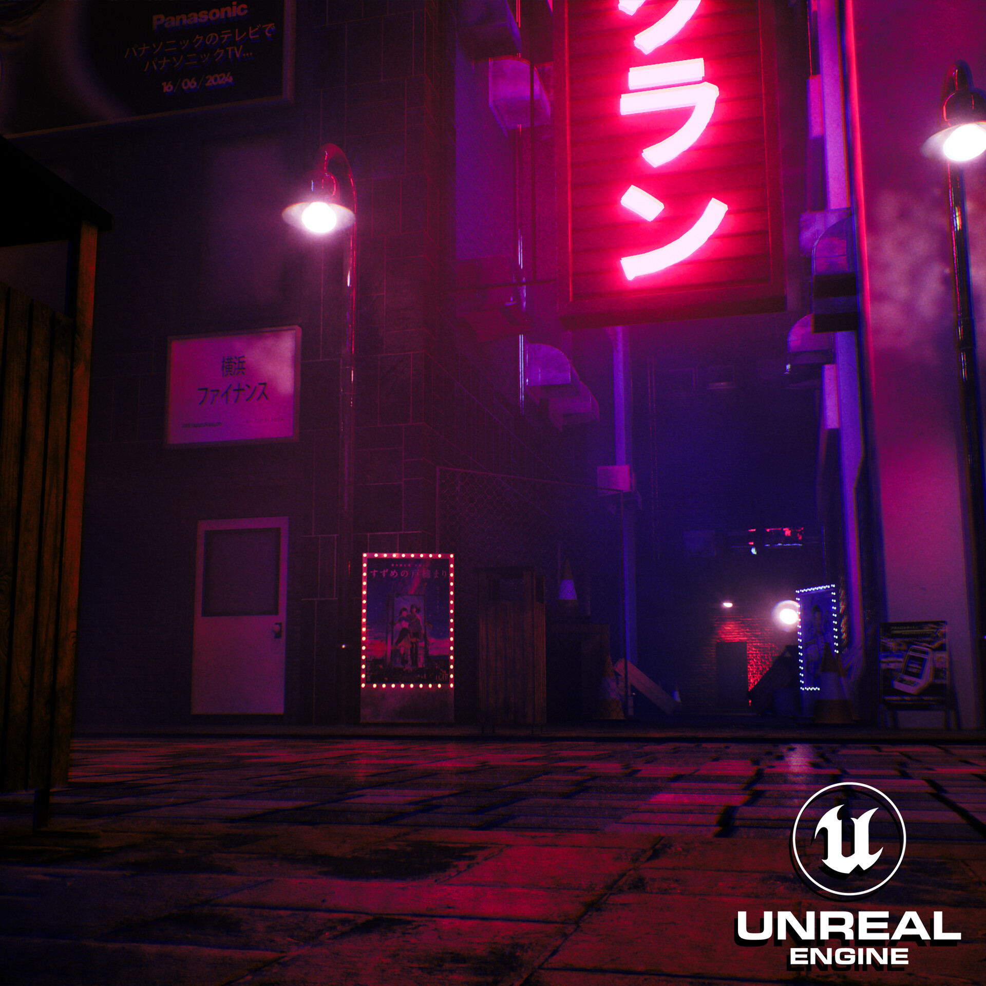 ArtStation - Tokyo Alleyway Environment
