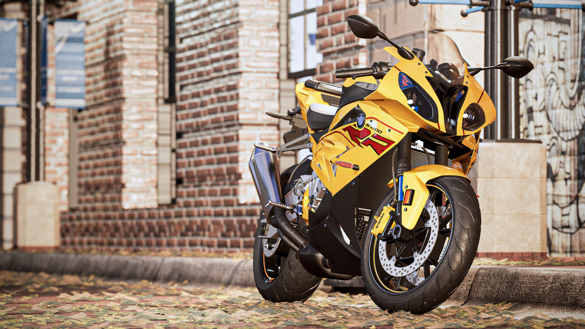 ArtStation - BMW S 1000RR - yellow